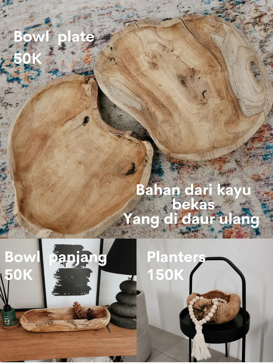 printilan dekor dari kayu jati bekas, check ‼️ | แกลเลอรีที่โพสต์โดย ...