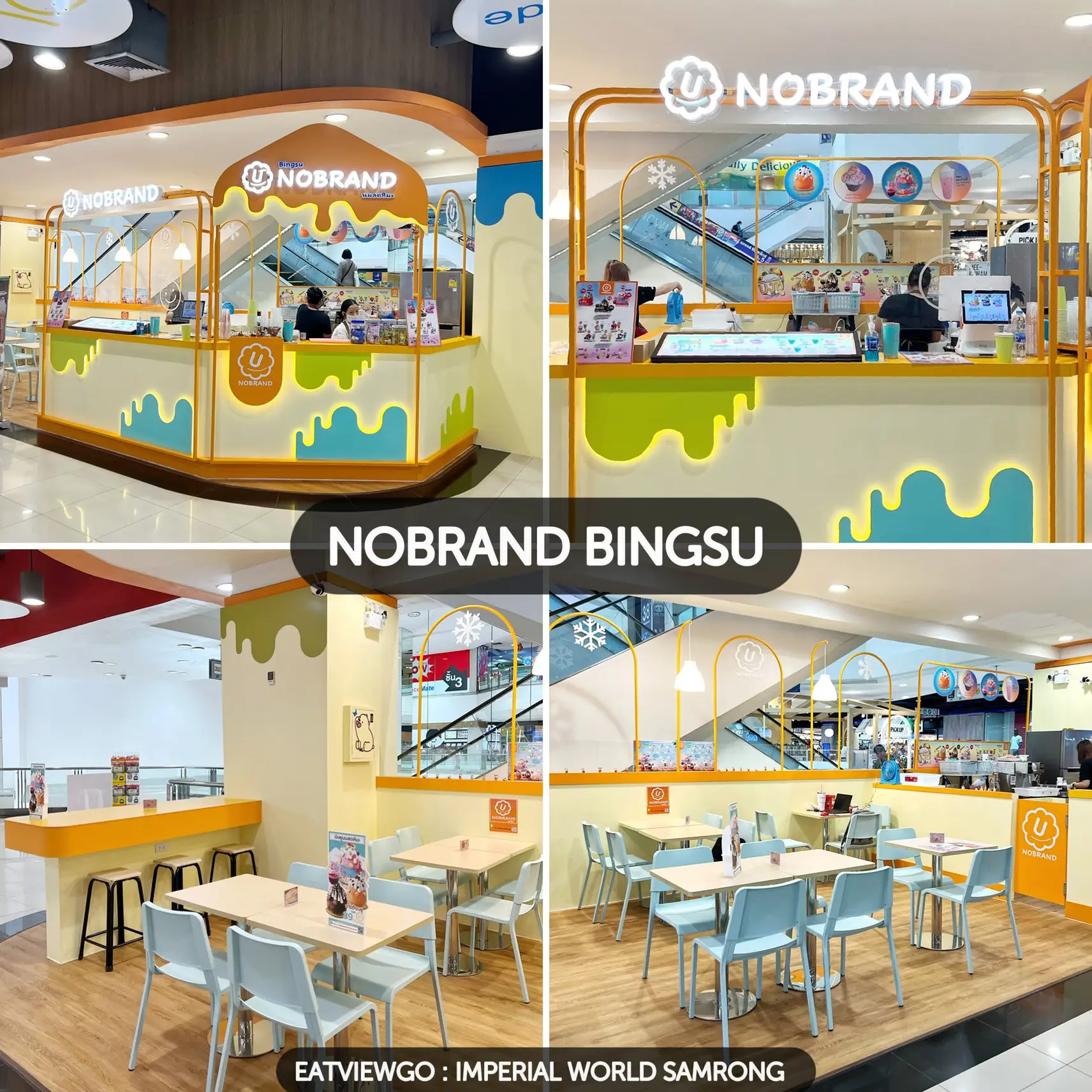 NOBRAND BINGSU ของอร่อยๆ ในอิมพีเรียลเวิลด์ สำโรง | แกลเลอรีที่โพสต์โดย Eatviewgo | Lemon8