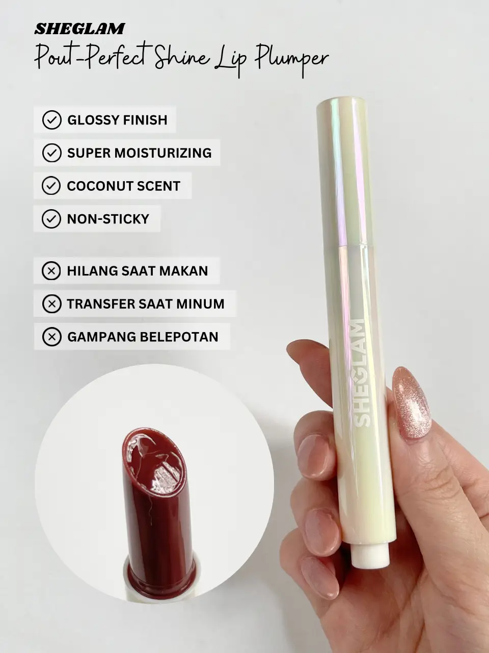 My new favorite! SHEGLAM Lip Plumper | Galeri diposting oleh arin | Lemon8