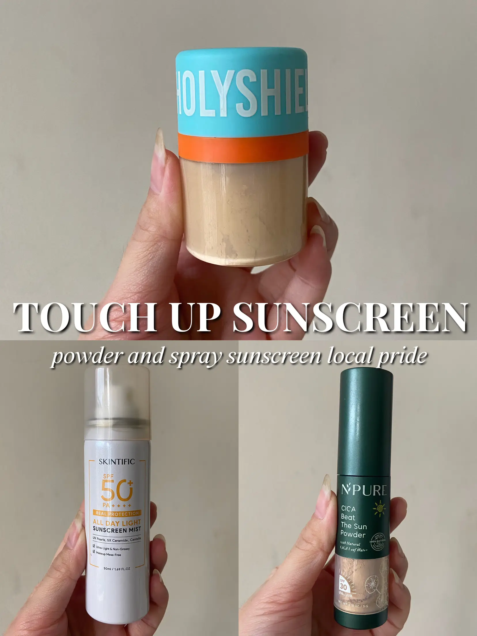 SUNSCREEN BUAT TOUCH UP DARI BRAND LOCAL MUST TRY | Galeri diposting ...
