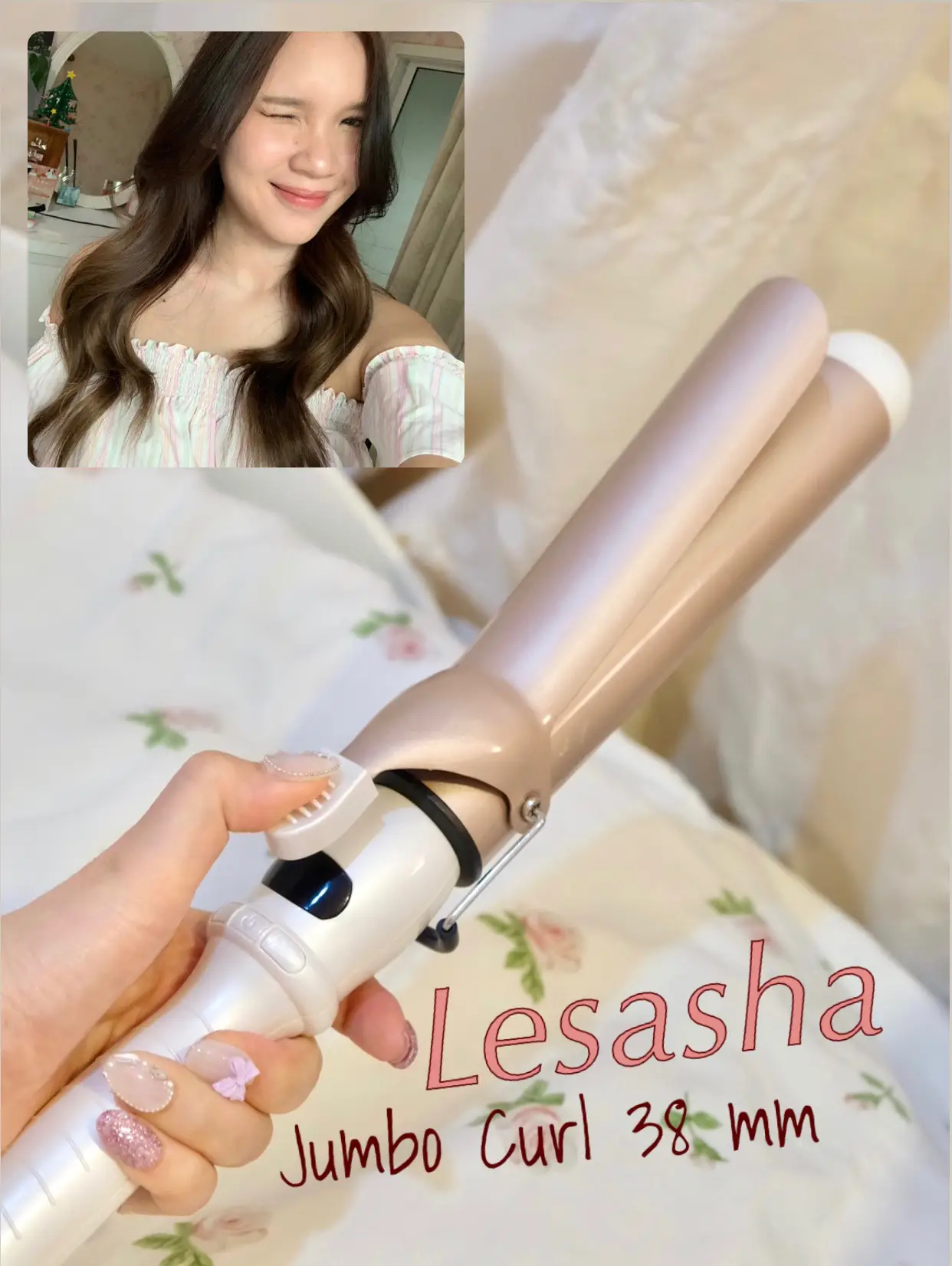 Lesasha Jambo Curl 38 mm ลอนใหญ่ๆ คลายๆ สไตล์ใครบ้างꕀ | แกลเลอรีที่โพสต์โดย eryypnlt | Lemon8