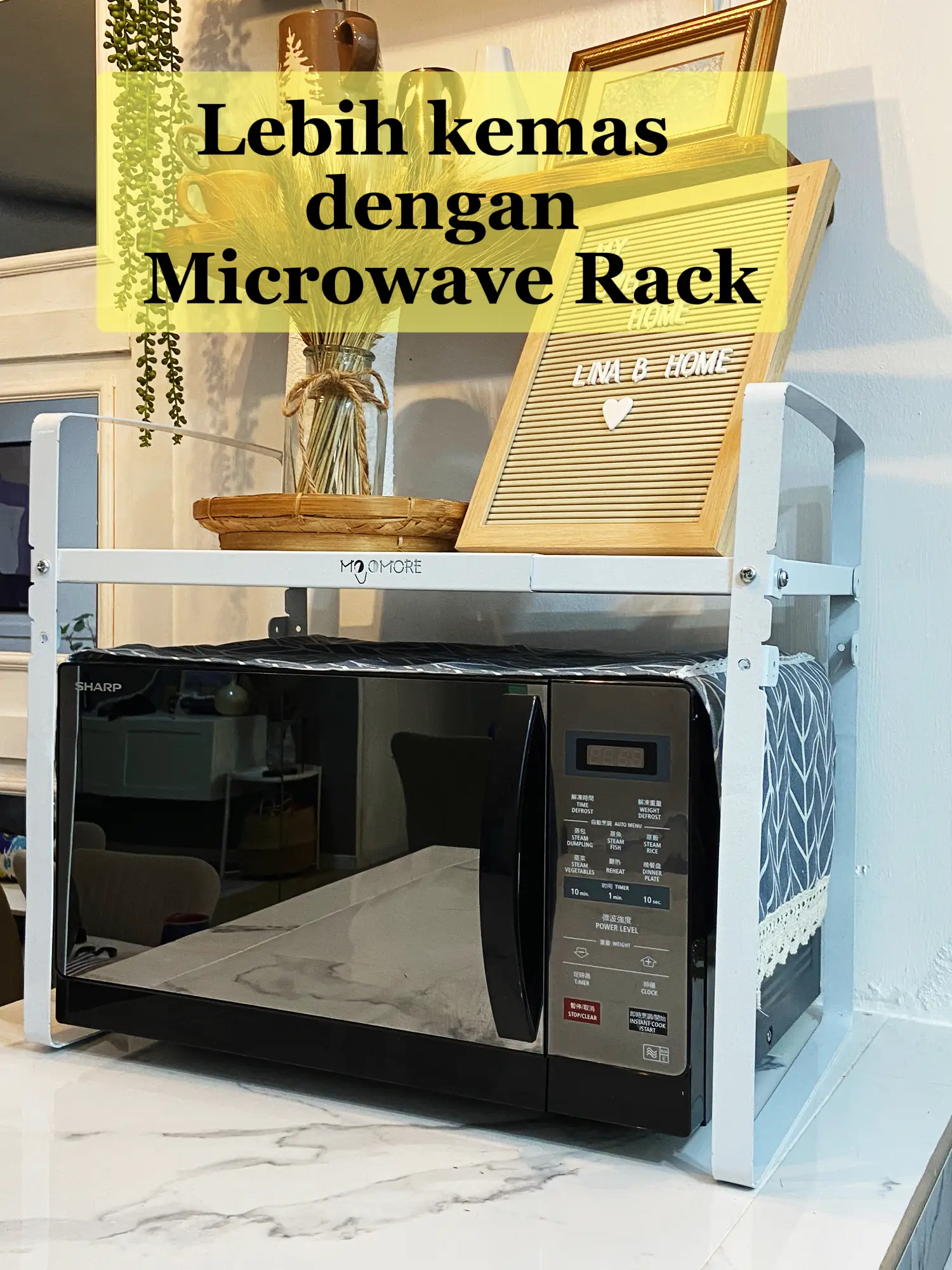 Lebih kemas dengan Microwave rack | แกลเลอรีที่โพสต์โดย Lina_B.home ...