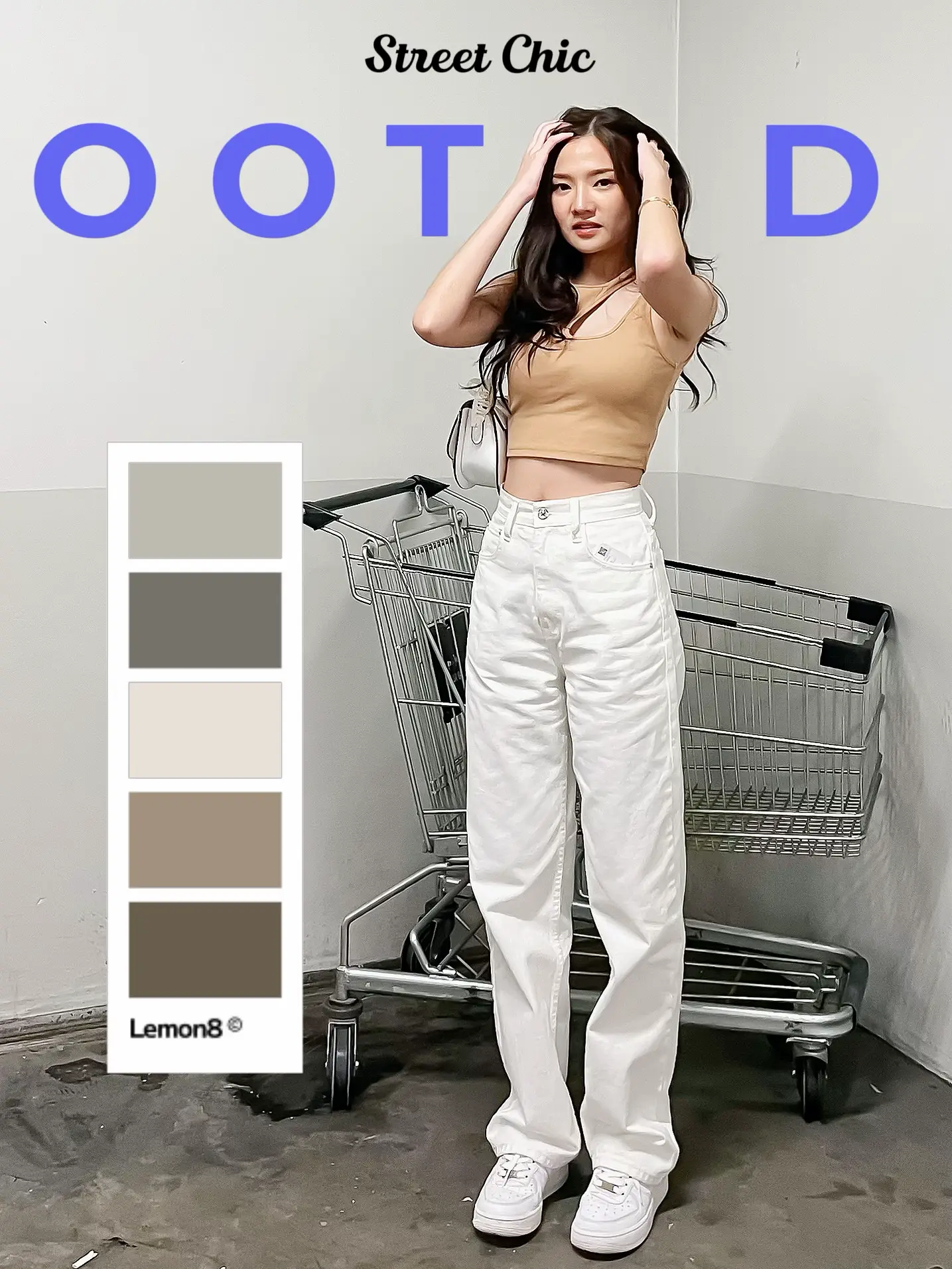 OOTD Street Chic👟🤙🏻 | แกลเลอรีที่โพสต์โดย NJ🦄💜 | Lemon8