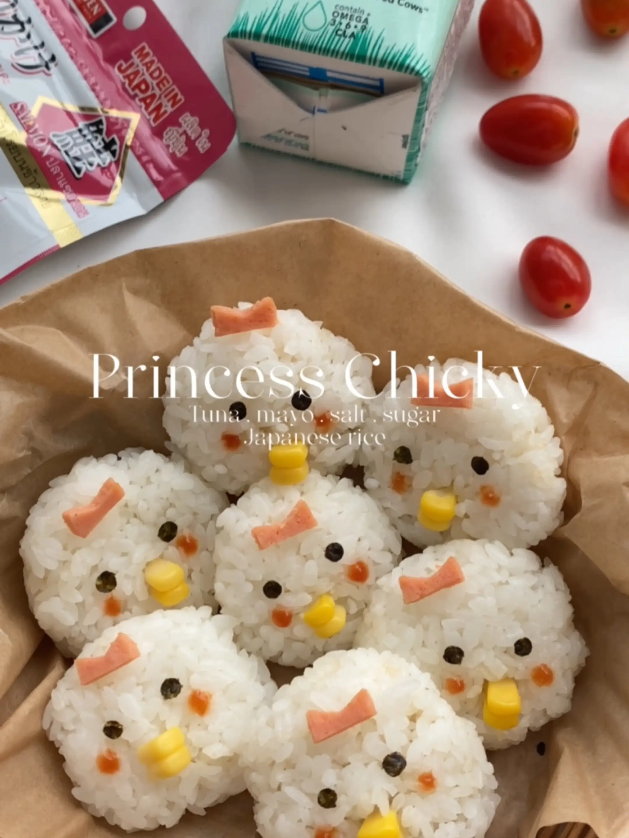 Princess Chicky Onigiri 🍙🐤 | วิดีโอที่เผยแพร่โดย fatkid.kitchen | Lemon8