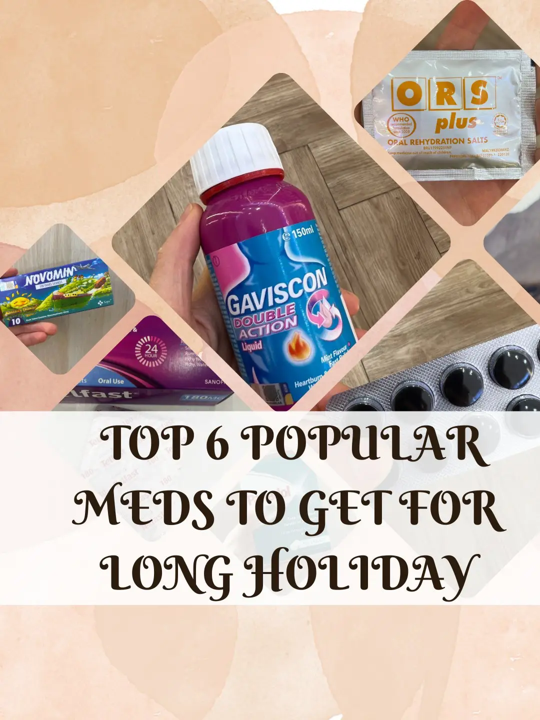 Top 6 must-have meds for long Holidays! 💊😎🌴 | แกลเลอรีที่โพสต์โดย ...