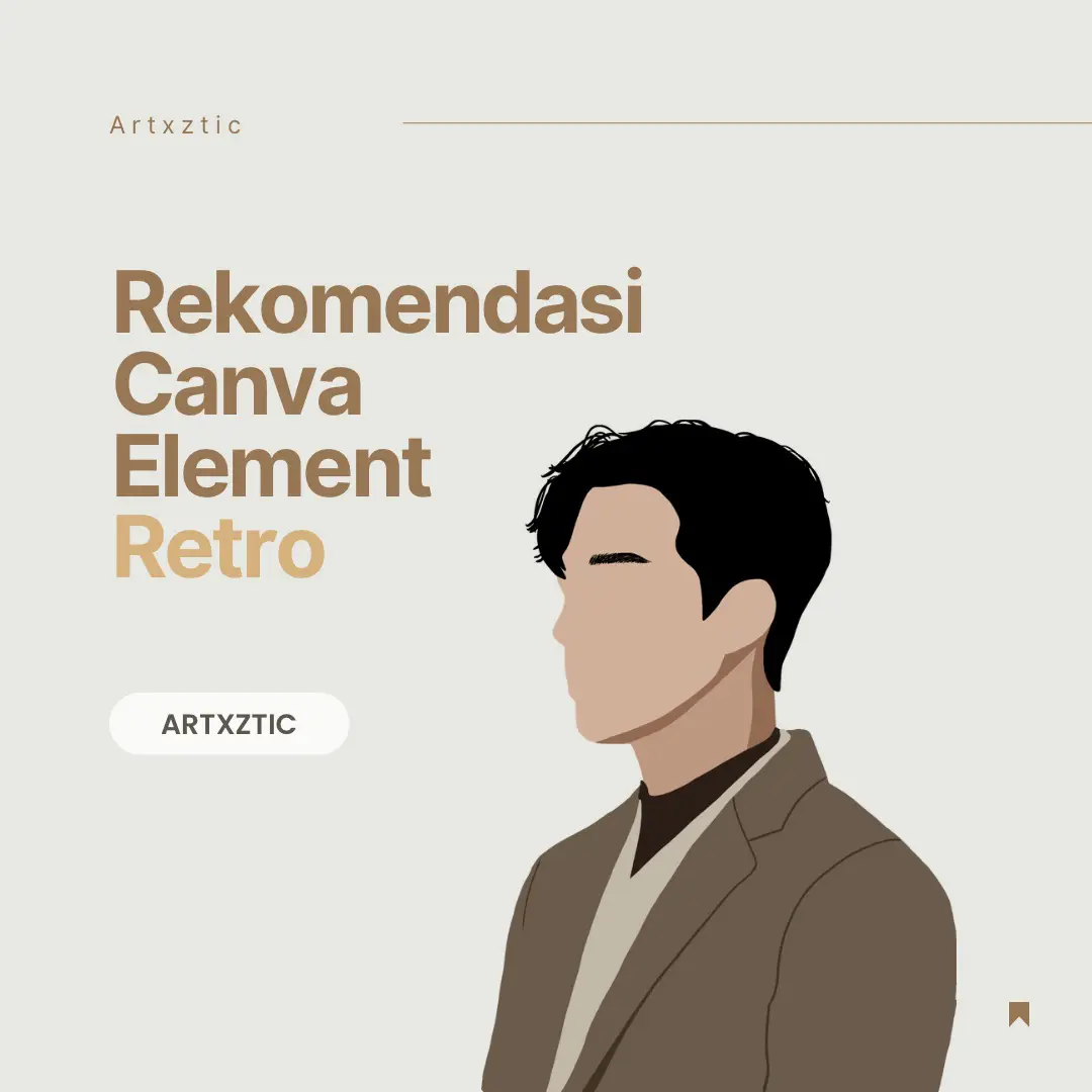 Rekomendasi Canva Element Retro 🌿 | Galeri diposting oleh aze | design ...