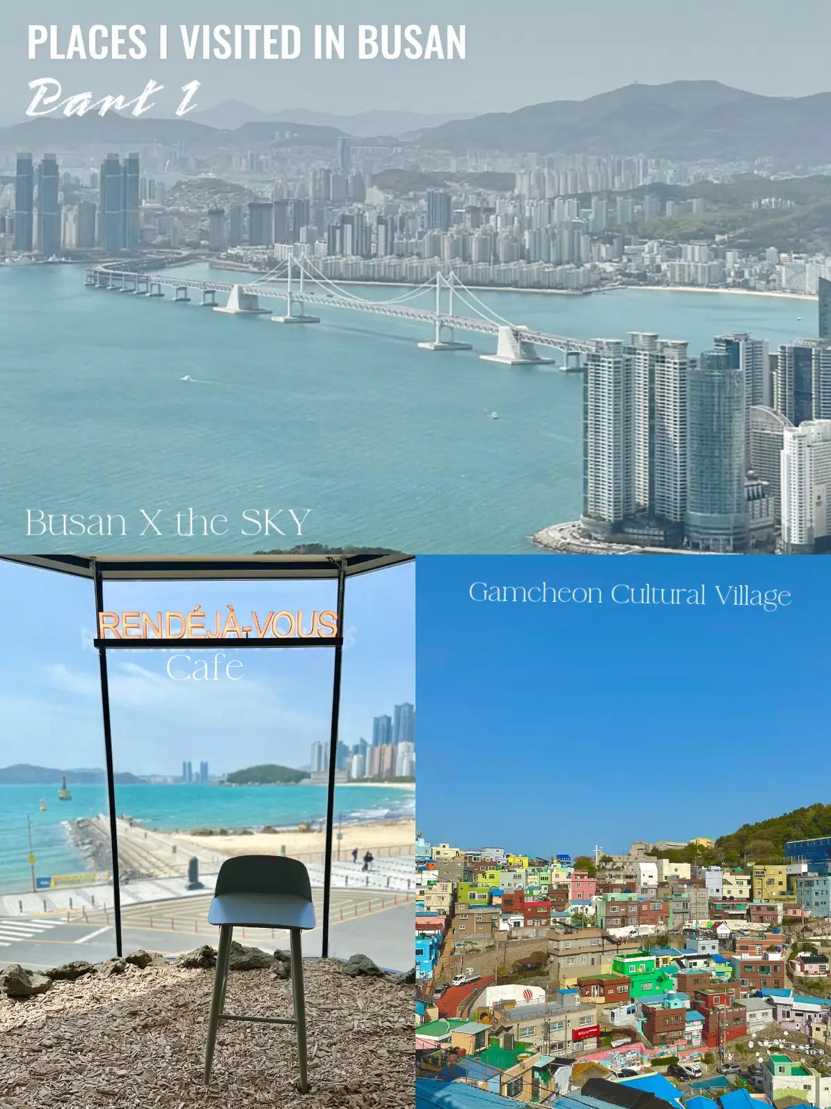 PLACES I VISITED IN BUSAN - PART I | Gallery posted by Vivian | Lemon8