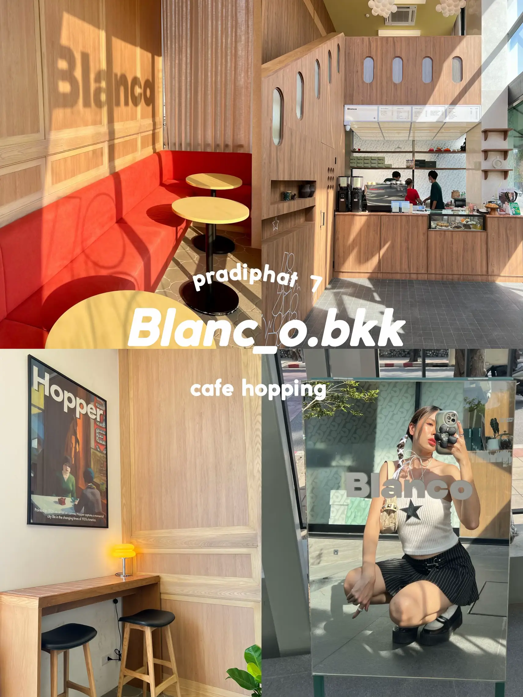 CAFE HOPPING | Blanc_o.bkk คาเฟ่เปิดใหม่ เกาหลีเกาใจ🧡🏡 | แกลเลอรีที่โพสต์โดย cherngam | Lemon8