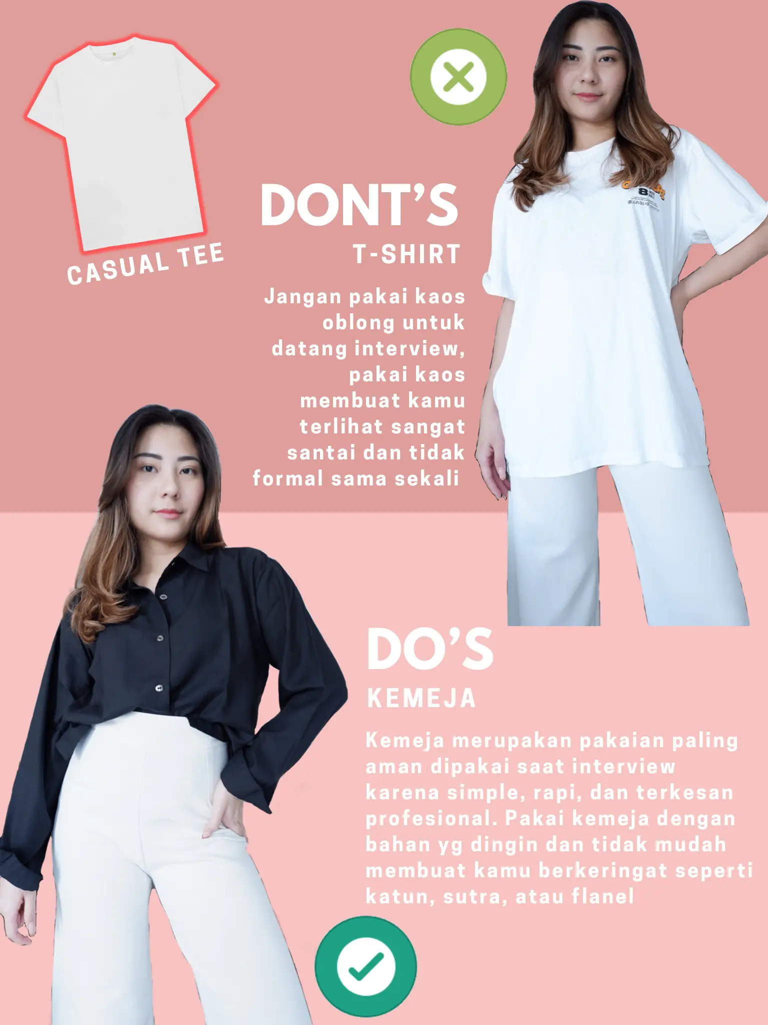 Pakaian yang baik dan disukai HRD saat interview! | Galeri diposting oleh Sheryl louis | Lemon8