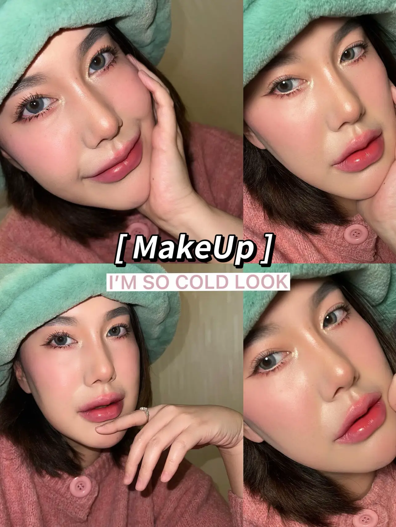 สอนแต่งหน้า I’m so cold look ️🧊 | Video diterbitkan oleh POP.POPUP ...