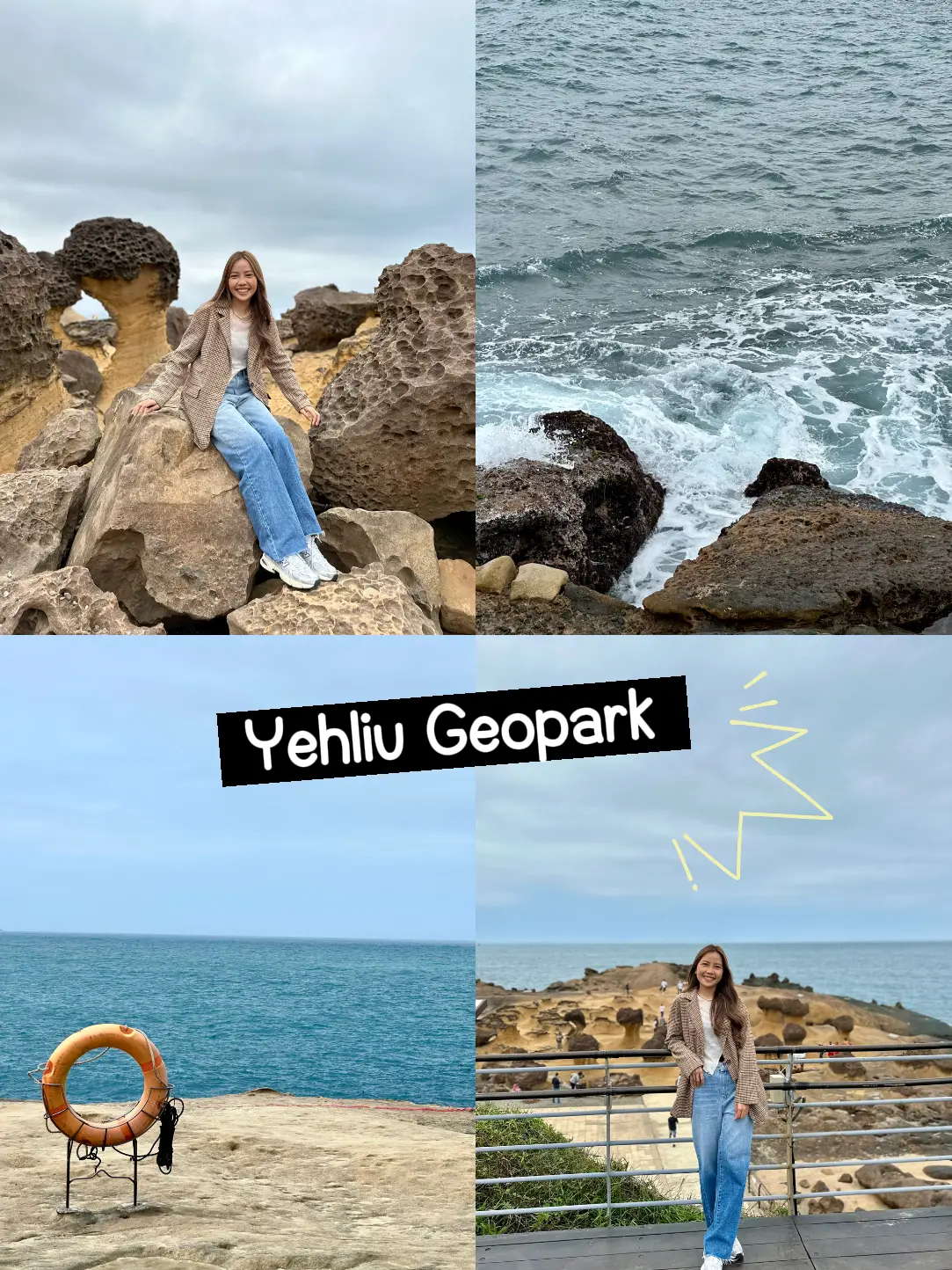 เที่ยวนอกเมืองไทเปกันที่ Yehliu Geopark | แกลเลอรีที่โพสต์โดย KKaew | Lemon8