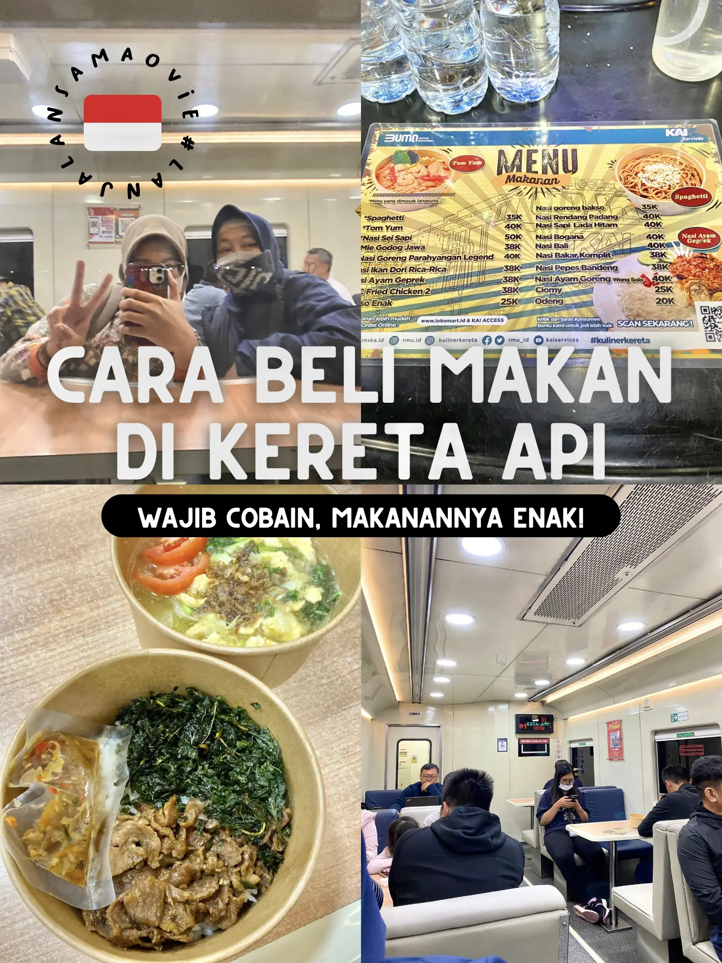 🍴 Gimana Cara Beli Makan di Kereta Api 🚂 | Galeri diposting oleh ...