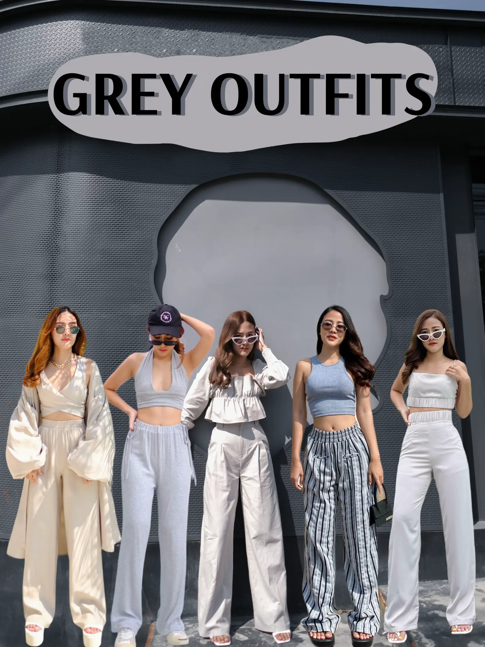 Grey Outfits | 5 Grey People Look⛸ | Gallery posted by taririsss ☀️ ...