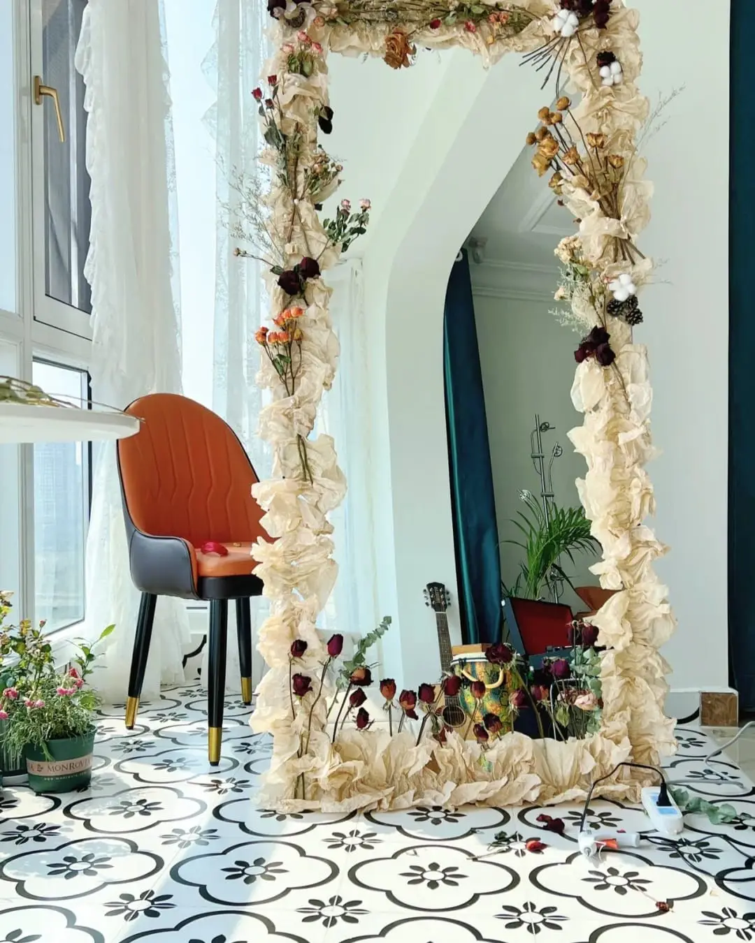 DIY CERMIN BUNGA~ 💥🎀 | Galeri disiarkan oleh Jessieee | Lemon8