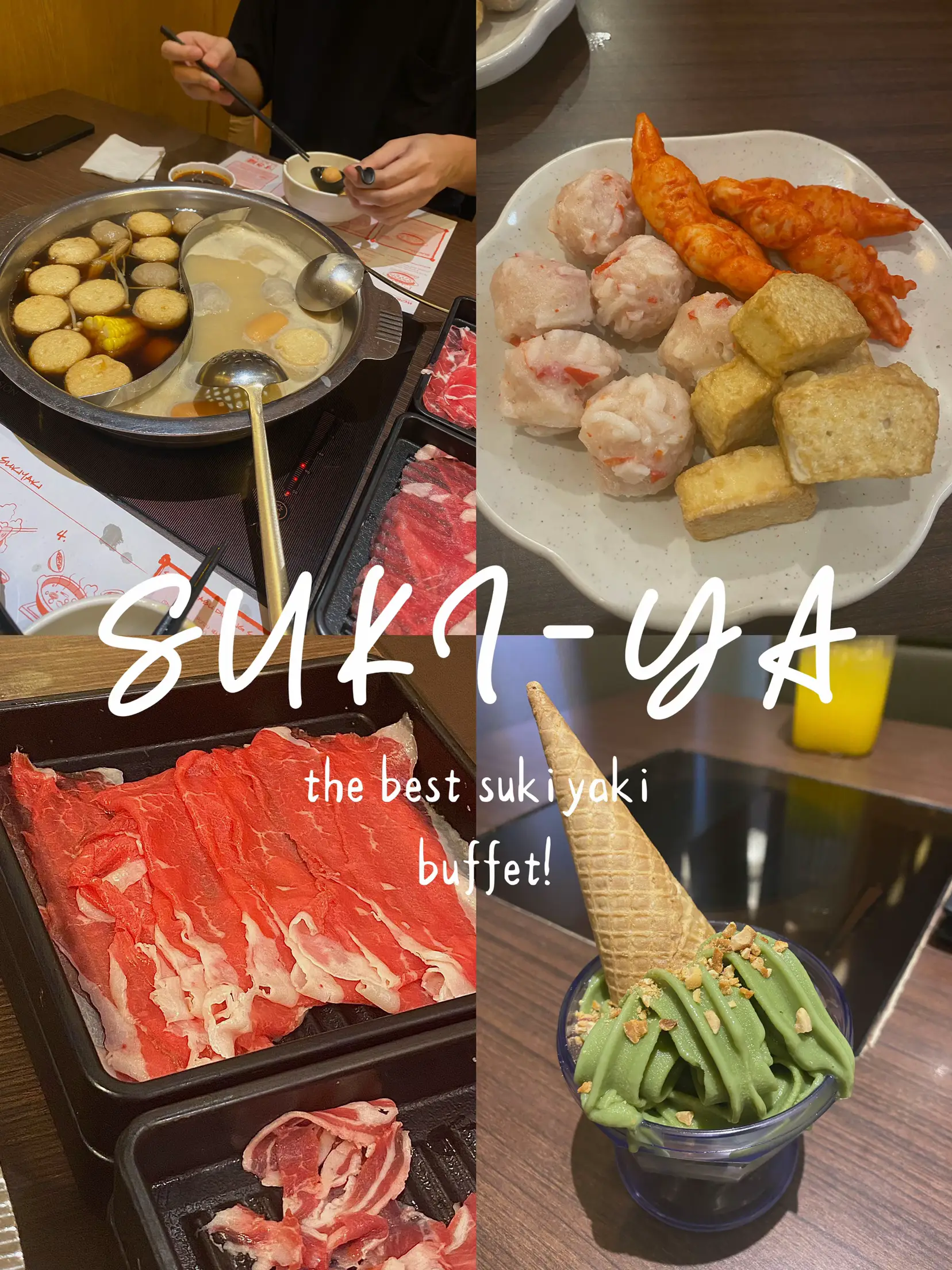THE BEST SUKIYAKI BUFFET: SUKI-YA | Galeri disiarkan oleh Eyra | Lemon8