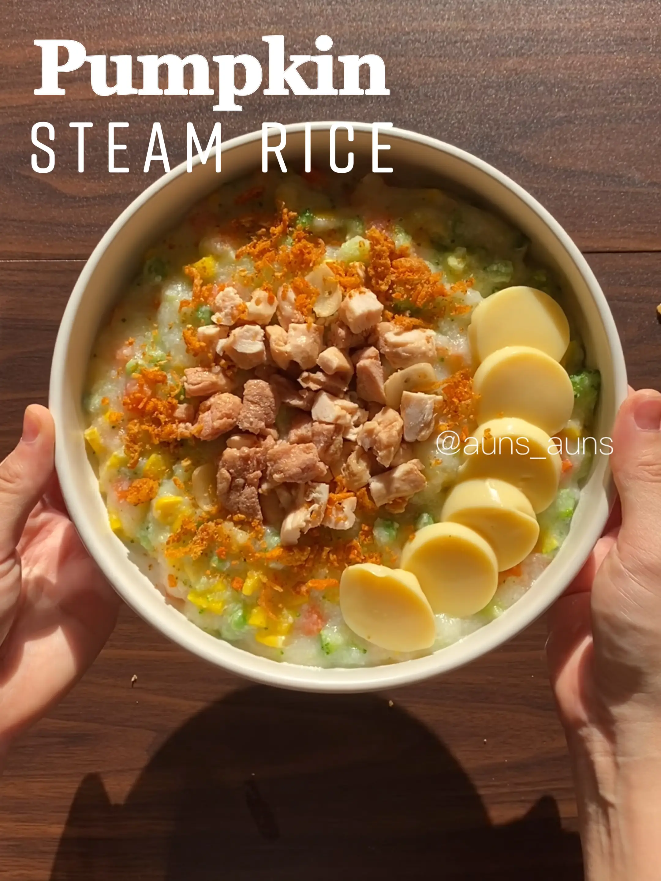 Hailty Pumpkin Braised Rice | Video published by auns_auns | Lemon8