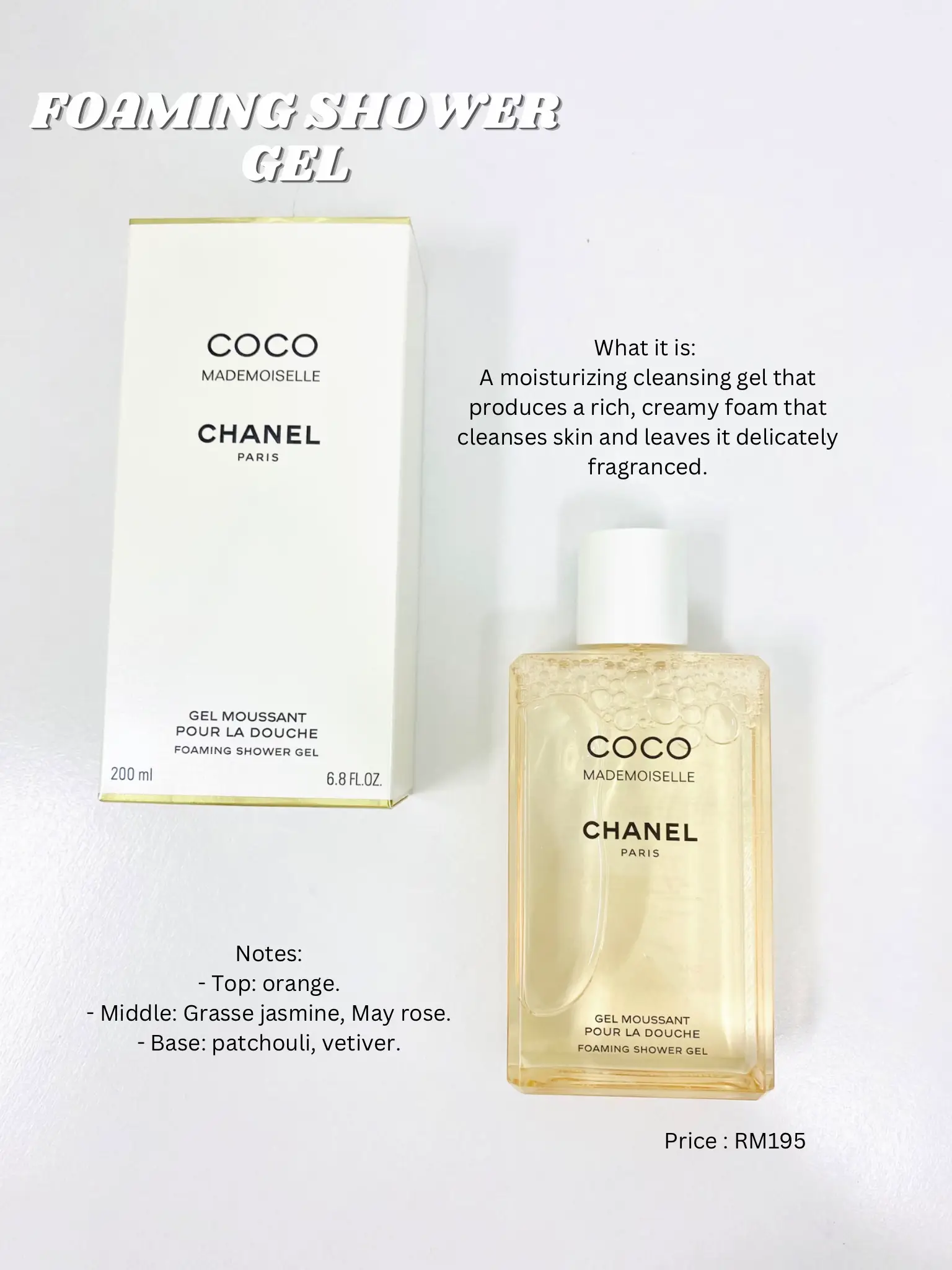 My First Luxury Shower Gel : COCO MADEMOISELLE | Galeri disiarkan oleh ...