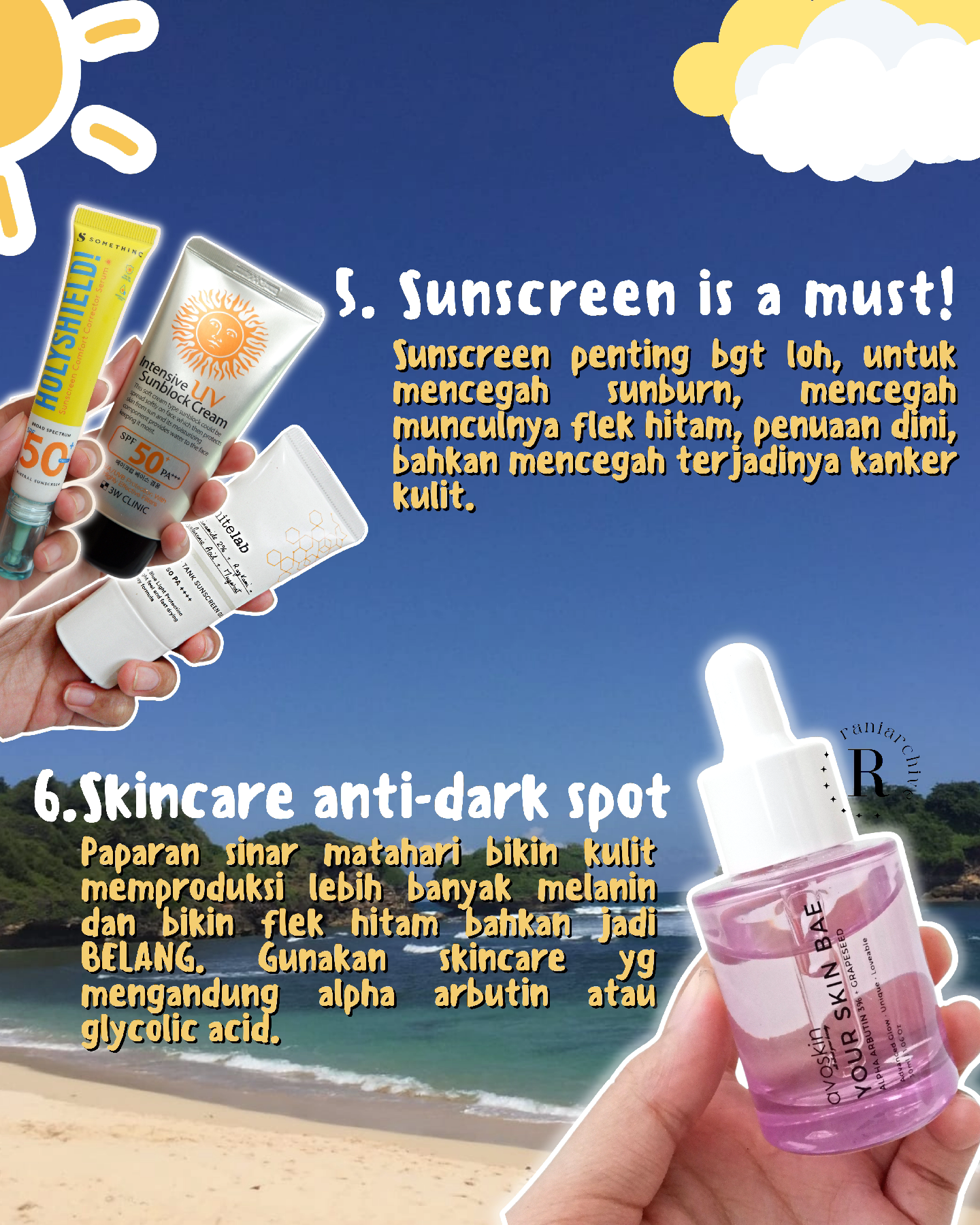 TIPS MEREDAKAN SUNBURN DAN BELANG | Galeri diposting oleh raniarchive ...