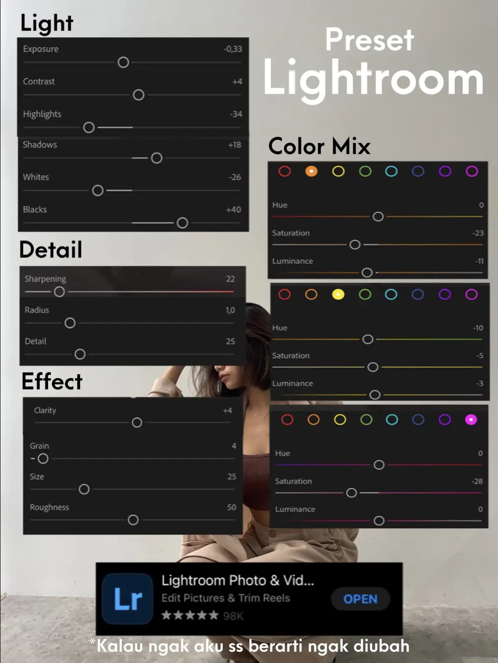 Cara Atur Feeds Instagram Aesthetic! (preset+edit) | Galeri diposting oleh Jerisatanta | Lemon8