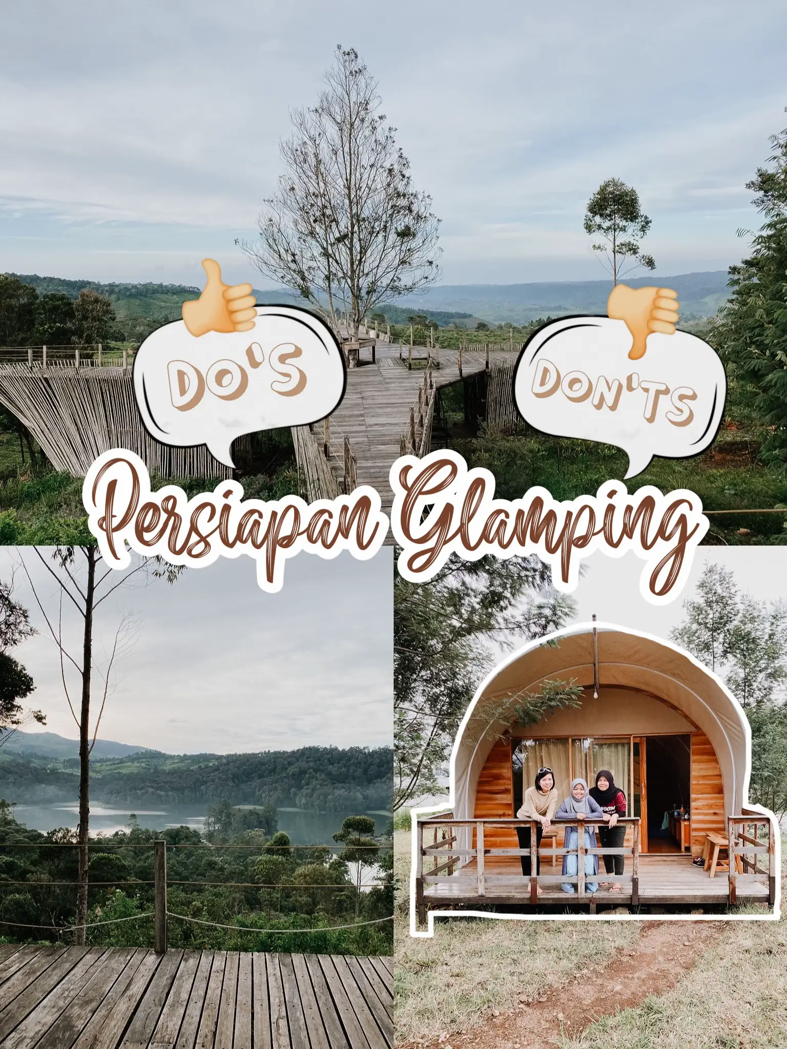 Glamping aman dan nyaman , cek tipsnya dulu ya | Galeri diposting oleh Mamavacation | Lemon8