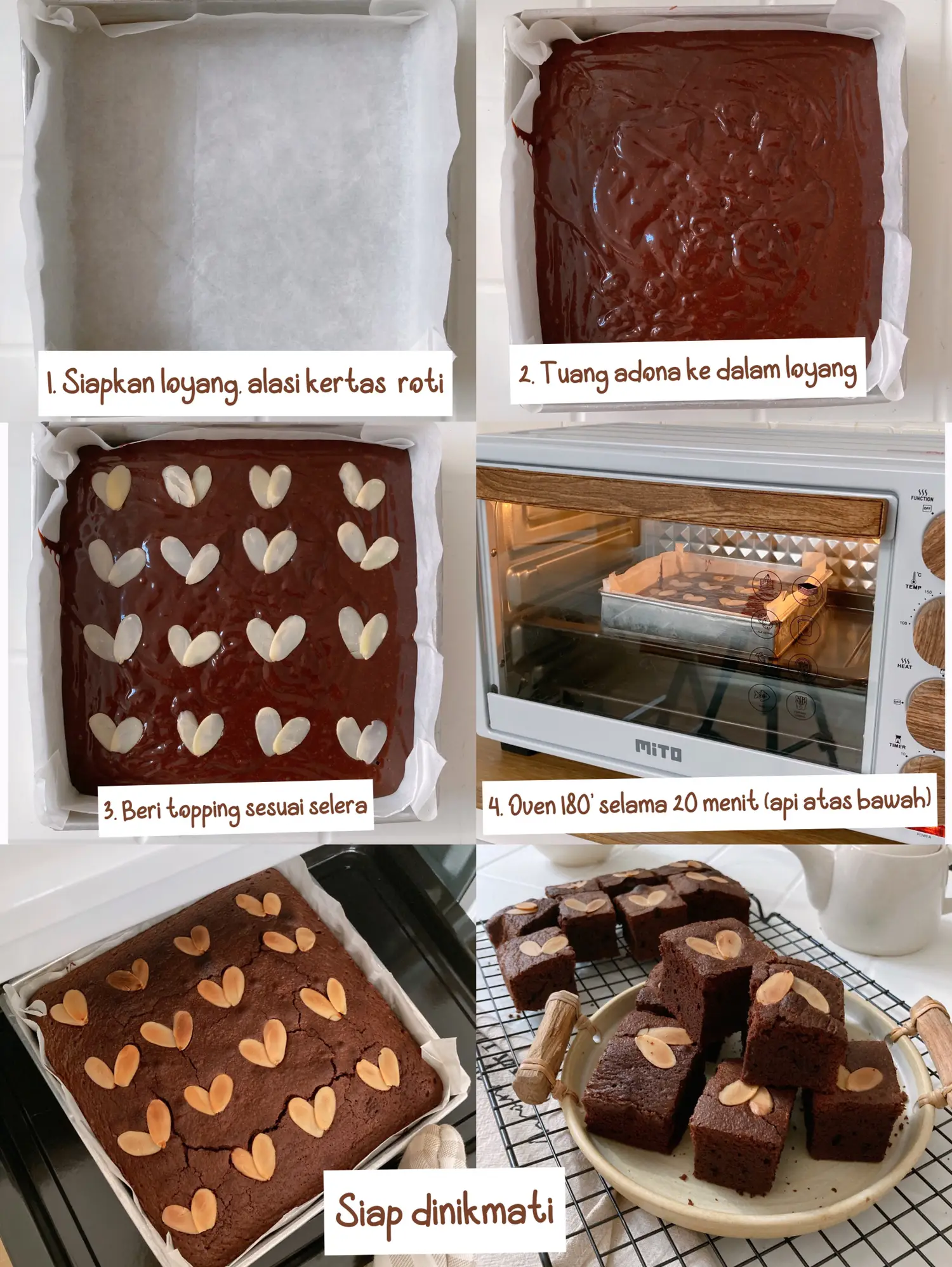 Resep Brownies Fudgy *ide hampers Ramadhan | Galeri diposting oleh MayoRecipes | Lemon8