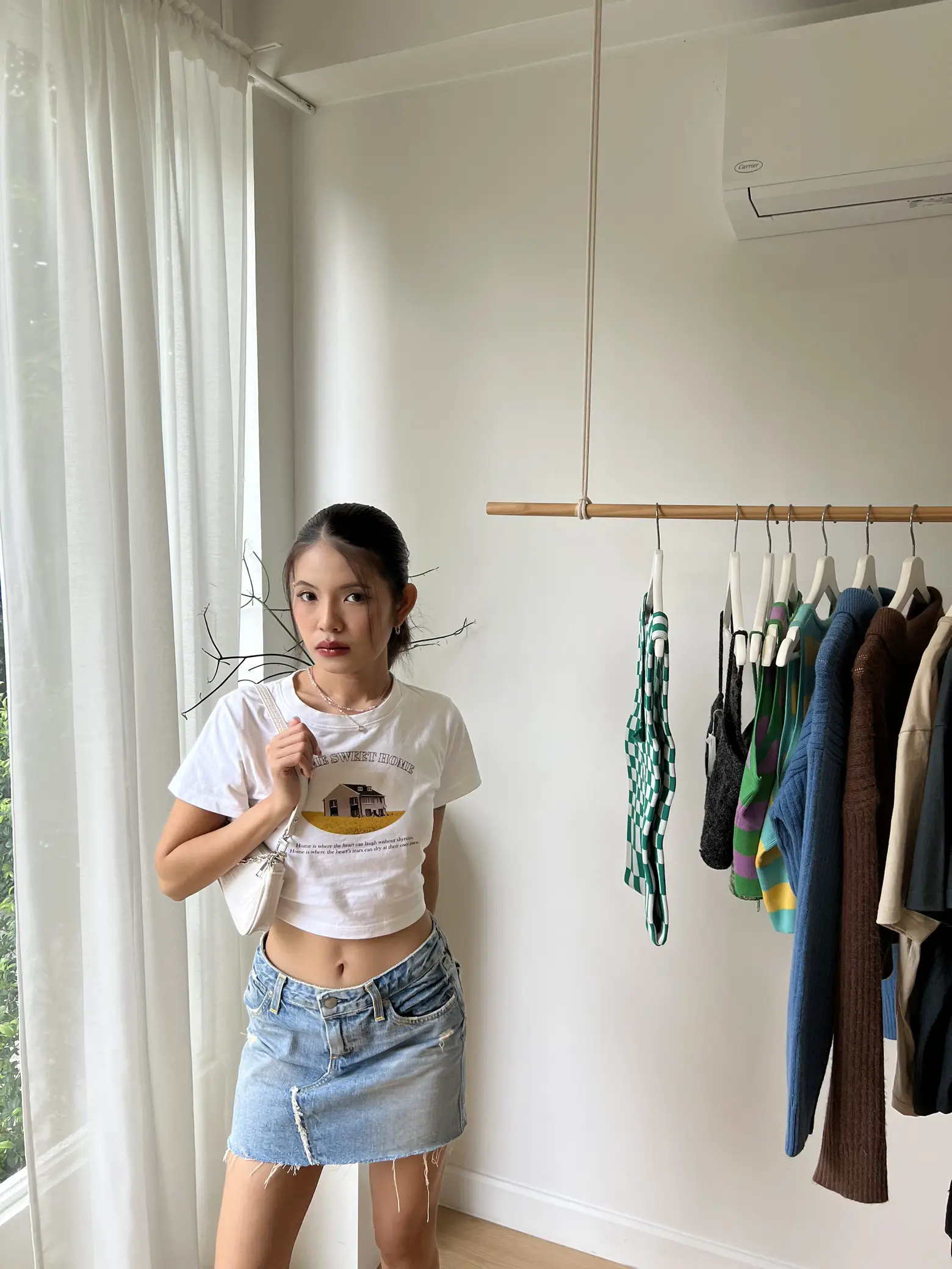 4ลุค กับกระโปรงยีนส์ตัวโปรด | แกลเลอรีที่โพสต์โดย Yammuch | Lemon8