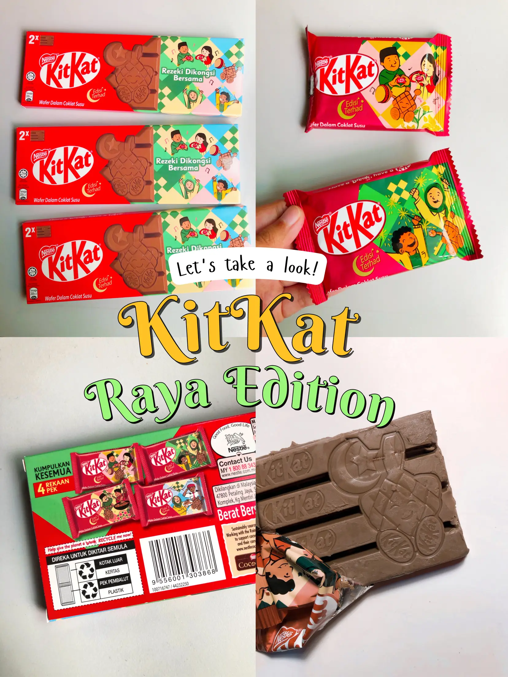 Grab this limited Raya edition KitKat! 🏃‍♂️💨 | Galeri disiarkan oleh ...