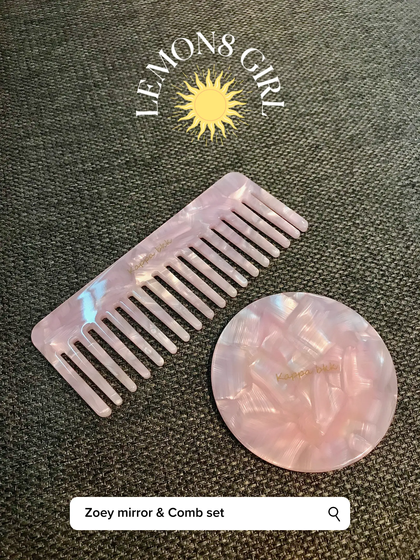 Review Set หวี กระจก kappa.bkk🪞🌸 | แกลเลอรีที่โพสต์โดย Suphitcha.s | Lemon8