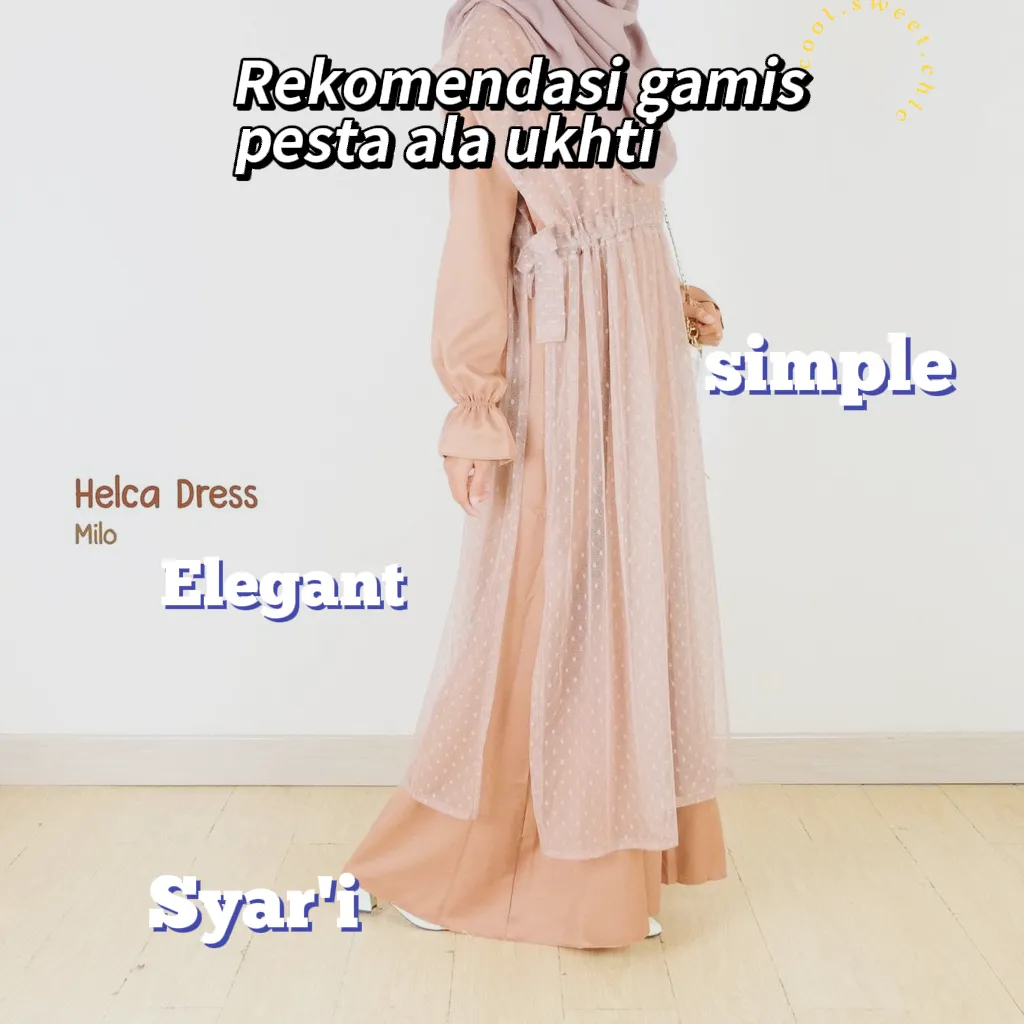 gaun pesta elegand simple cantik syari | Galeri diposting oleh ...