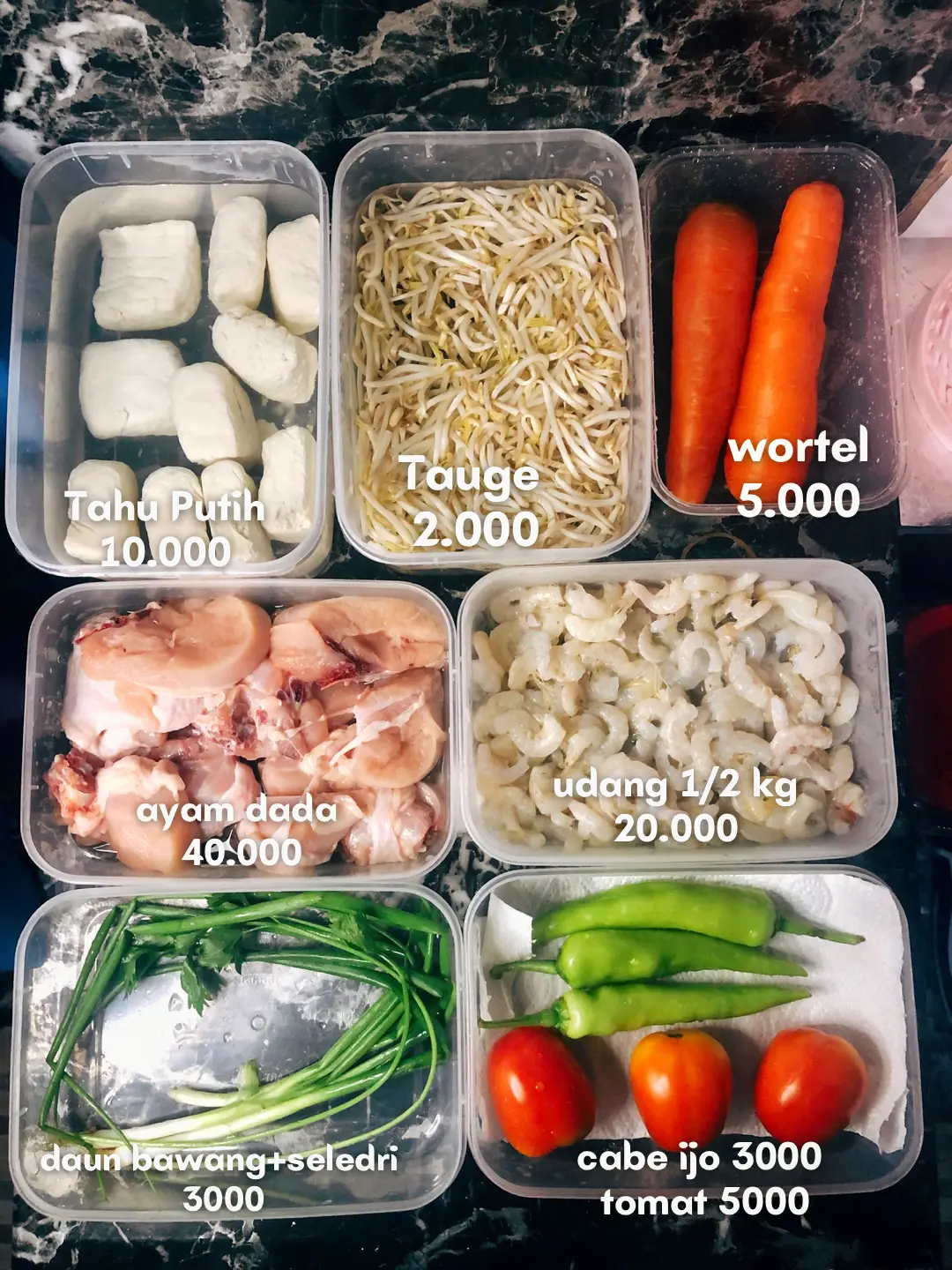 Meal Plan & Belanja Mingguan 155.000 aja | Galeri diposting oleh Defazz | Lemon8