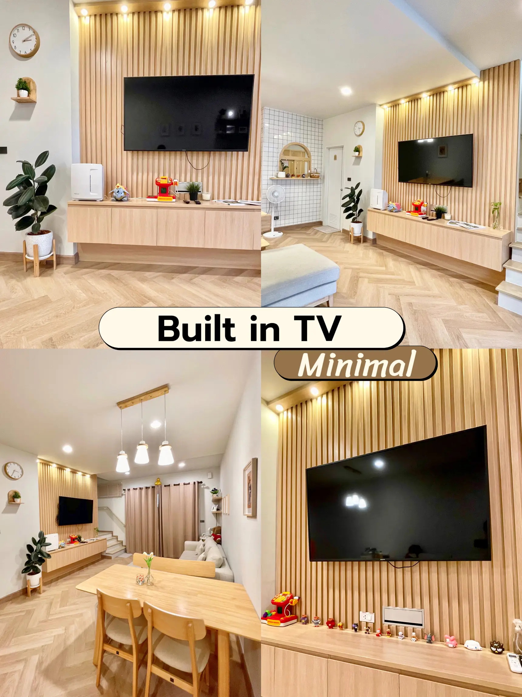 เลือก Built in TV อย่างไรให้มินิมอล🤎 | Gallery posted by MYBENA.STORY ...