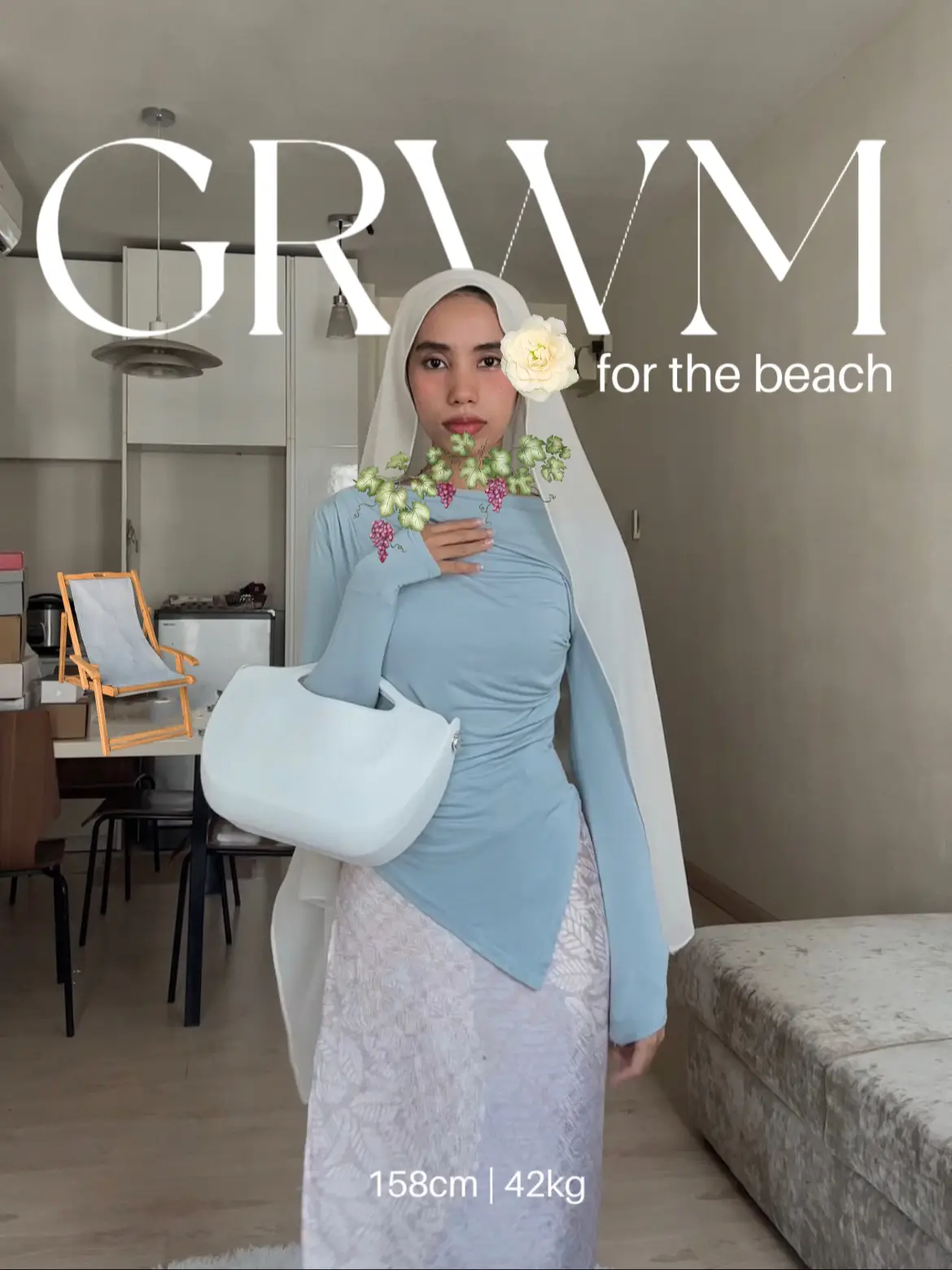grwm for the beach !☀️🏝️ | Video diterbitkan oleh Fayra | Lemon8