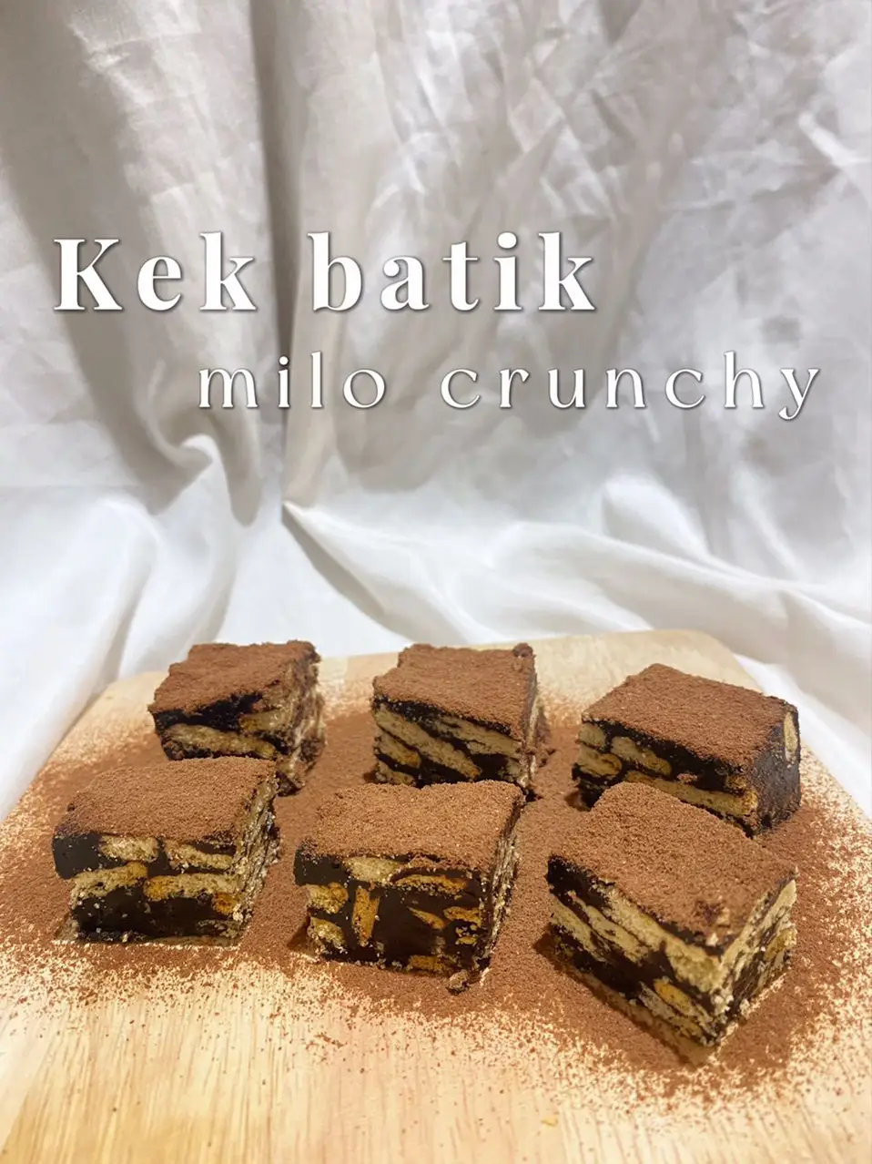 Kek batik recipe simple 🍰 | Galeri disiarkan oleh Ainna Syabiyya | Lemon8