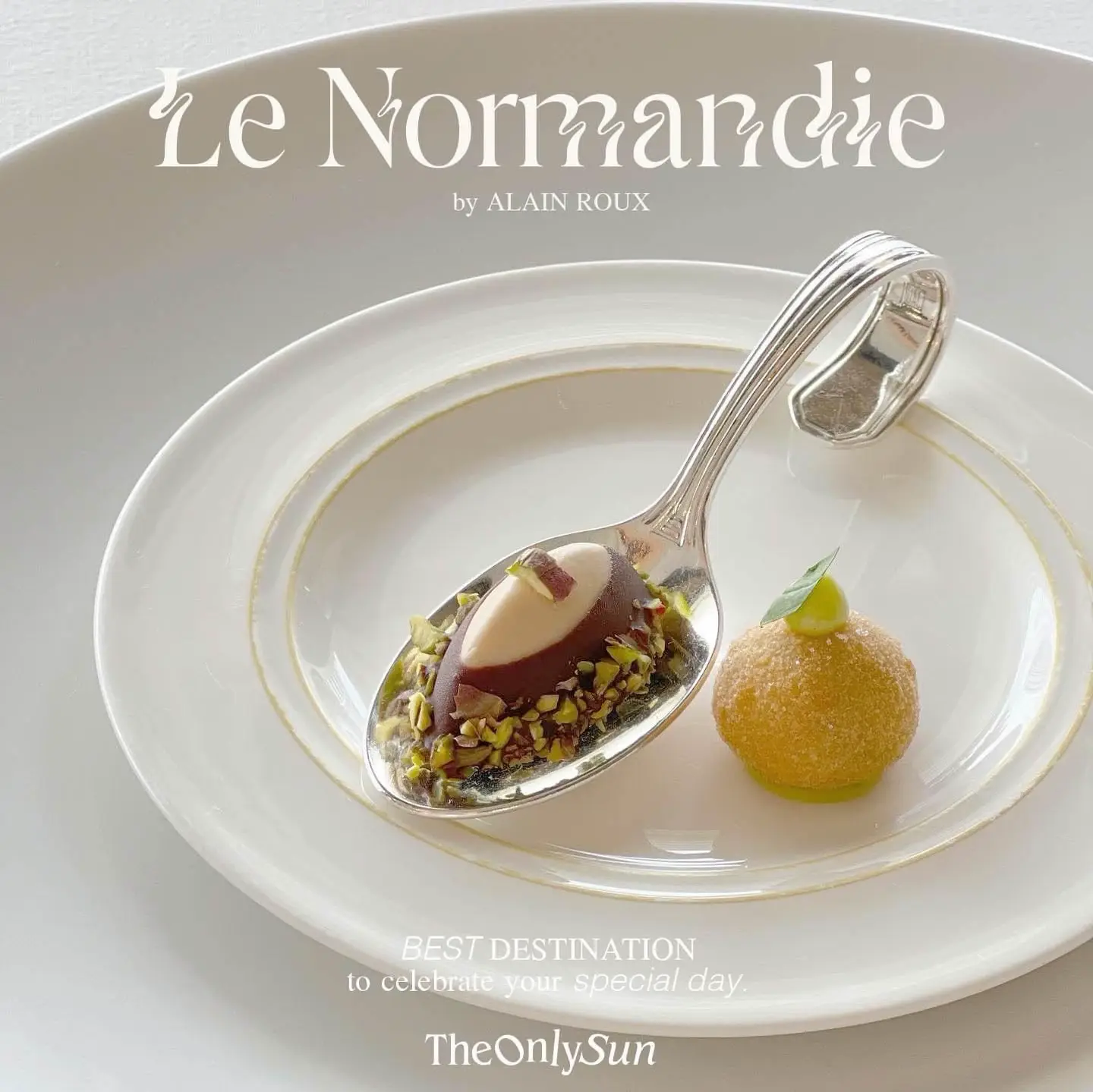 รีวิวร้านอาหารมิชลิน2ดาว 𝑳𝒆 𝑵𝒐𝒓𝒎𝒂𝒏𝒅𝒊𝒆 𝒃𝒚 𝑨𝒍𝒂𝒊𝒏 𝑹𝒐𝒖𝒙 | แกลเลอรีที่โพสต์โดย Theonlysun | Lemon8