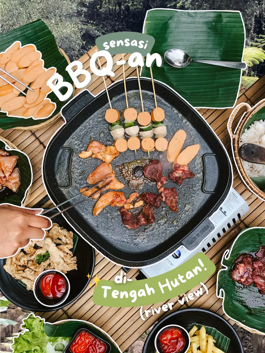 BBQ date di tengah hutan?! | Galeri diposting oleh cafephiles | Lemon8