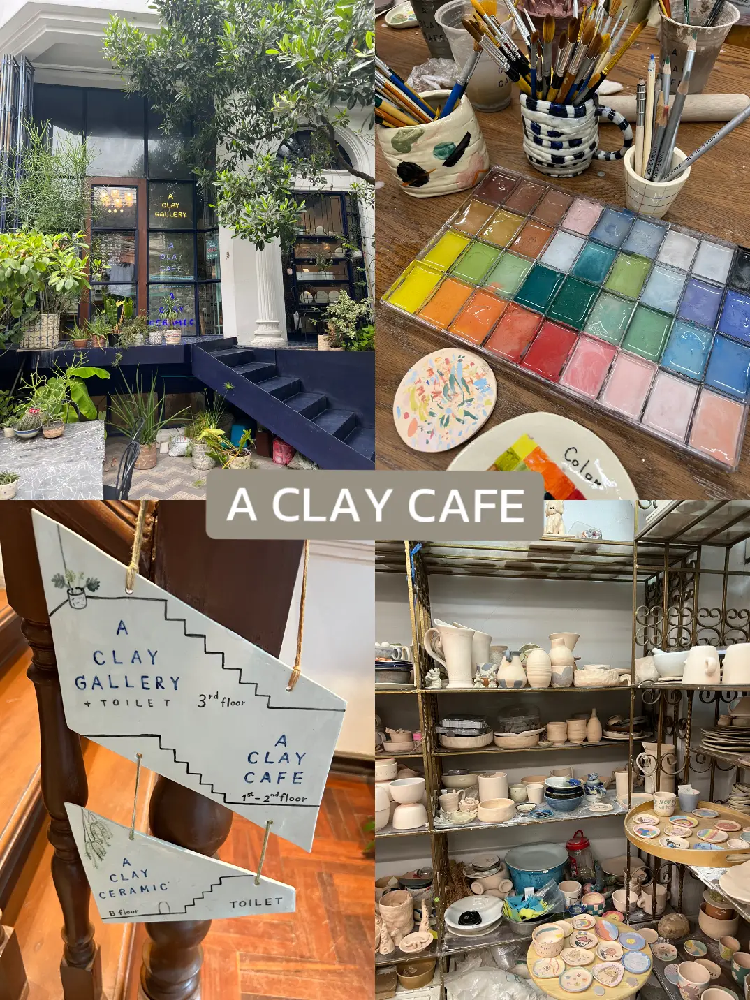 A Clay Cafe เพ้นท์สี | แกลเลอรีที่โพสต์โดย maymtv | Lemon8