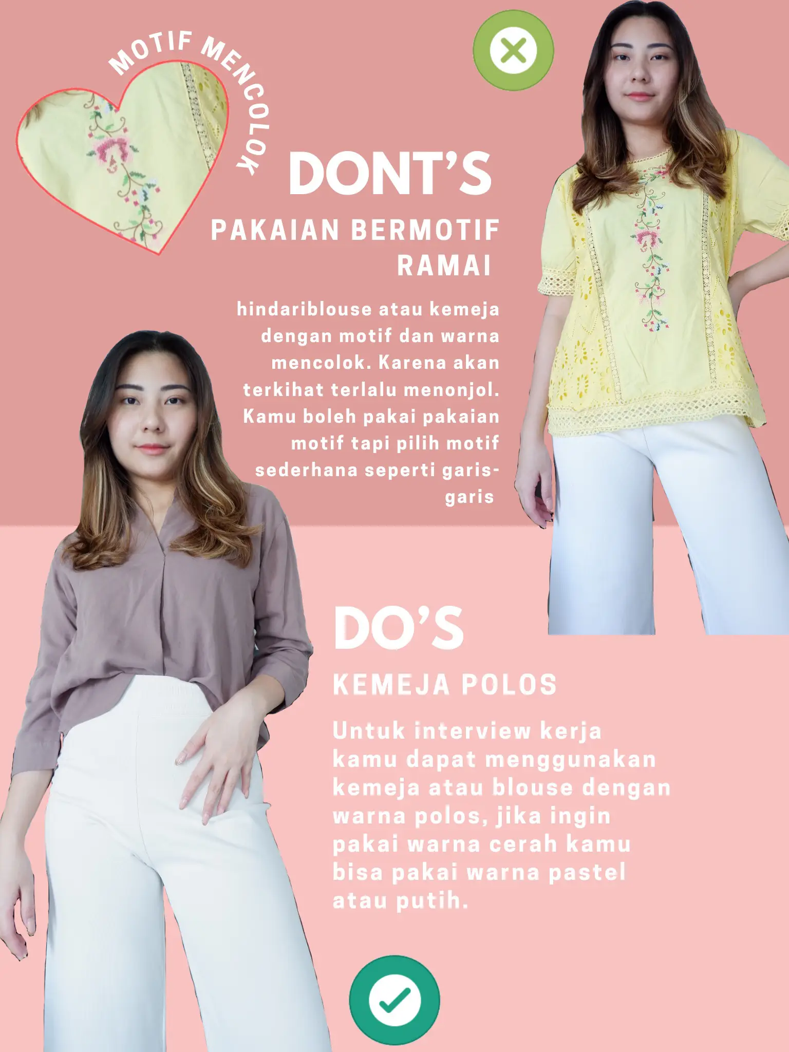 Pakaian yang baik dan disukai HRD saat interview! | Galeri diposting oleh Sheryl louis | Lemon8