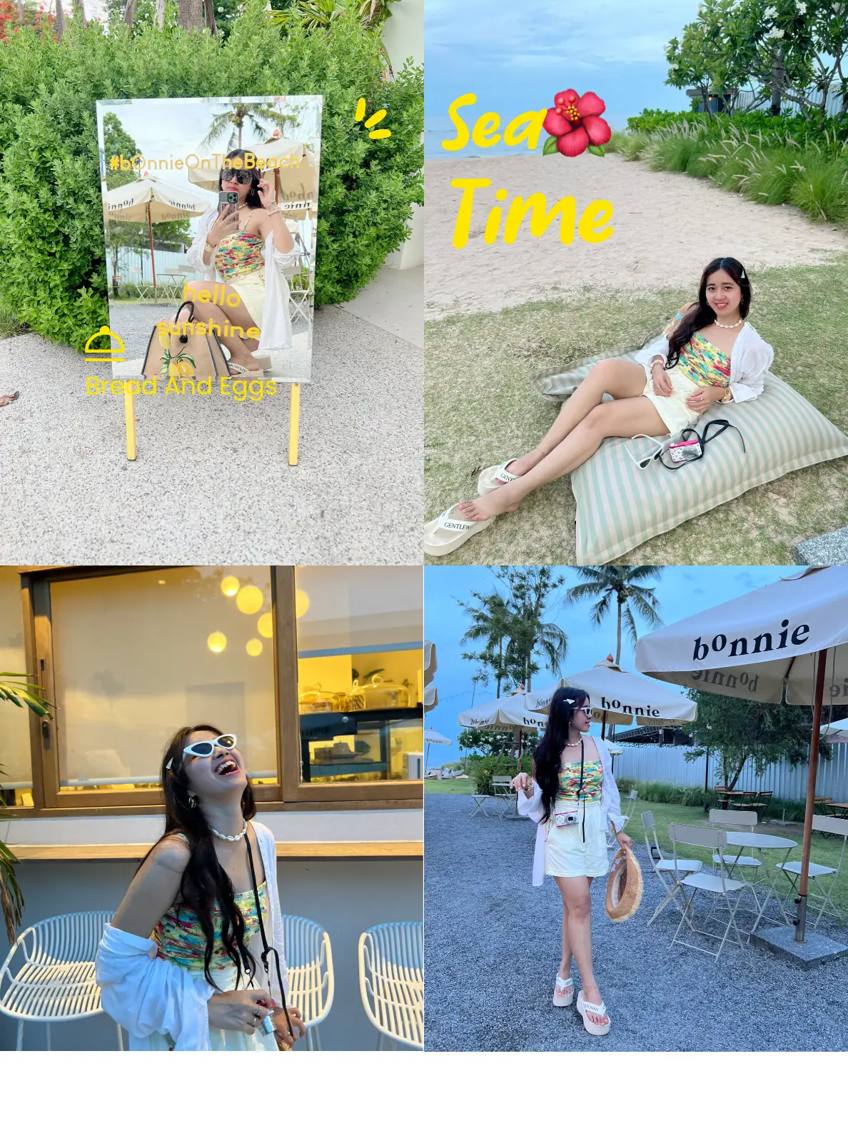 bOnnie on the beach คาเฟ่หัวหิน🍋🌊 | แกลเลอรีที่โพสต์โดย yaya👸🏼🌼51 | Lemon8
