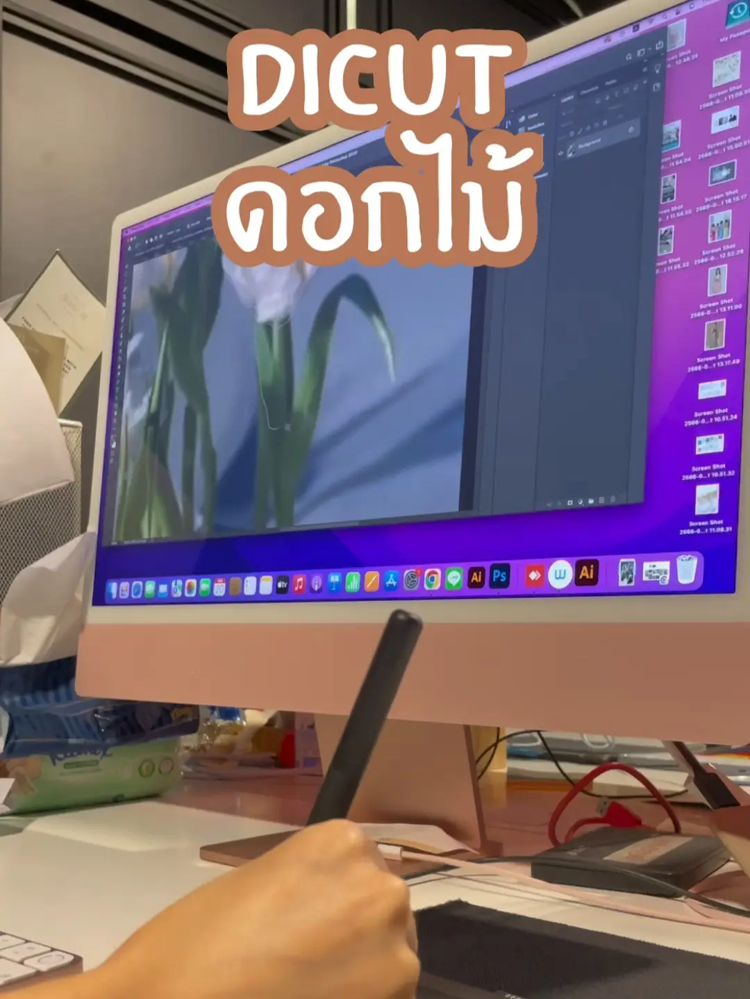 Dicut ดอกไม้ | วิดีโอที่เผยแพร่โดย poppap.pap | Lemon8