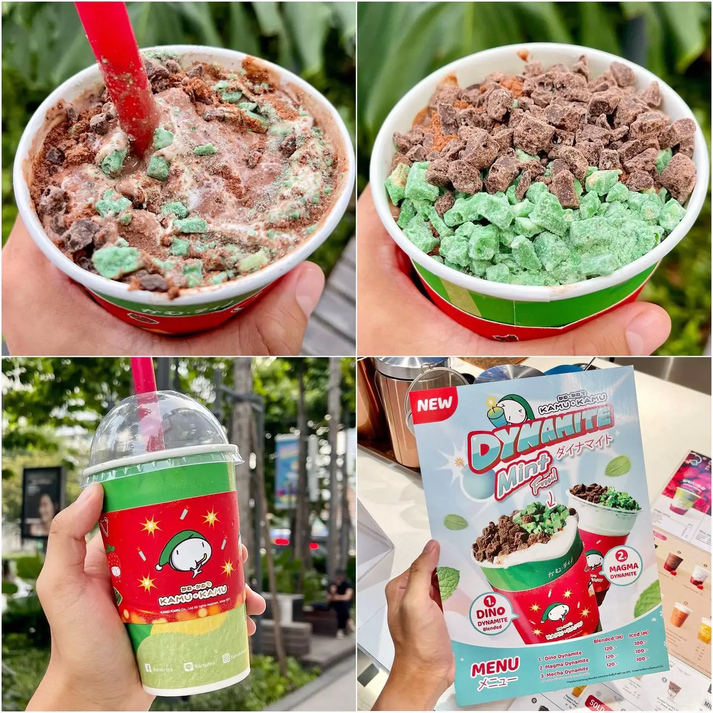 Dino Dynamite เมนูใหม่ของ Kamu อร่อยมากกก🍃🍫💕 | แกลเลอรีที่โพสต์โดย 𝘼𝙐𝙃𝙈 ...