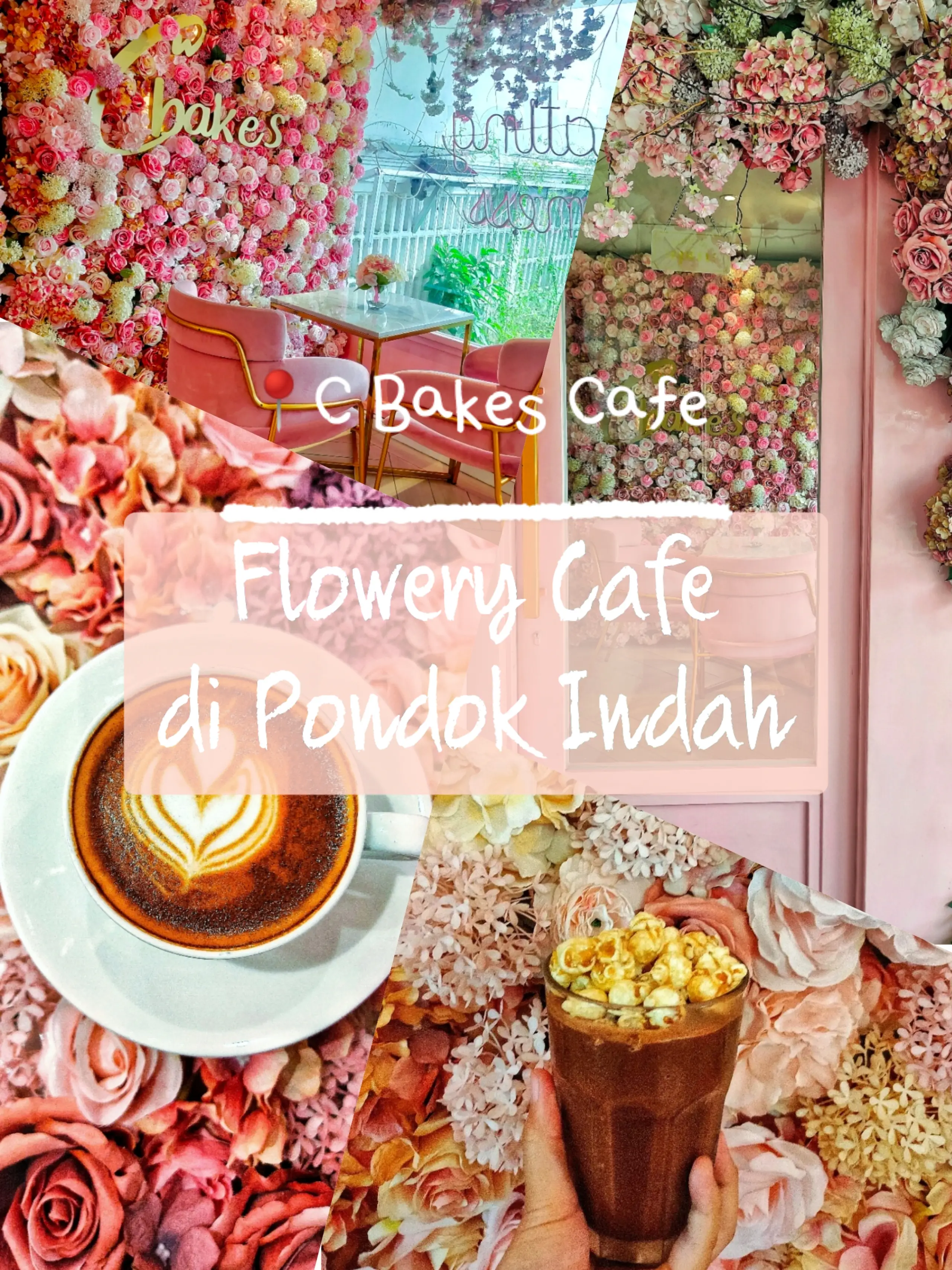 Flowery Cafe di Pondok Indah 🌹 | Galeri diposting oleh Fannie Huang | Lemon8