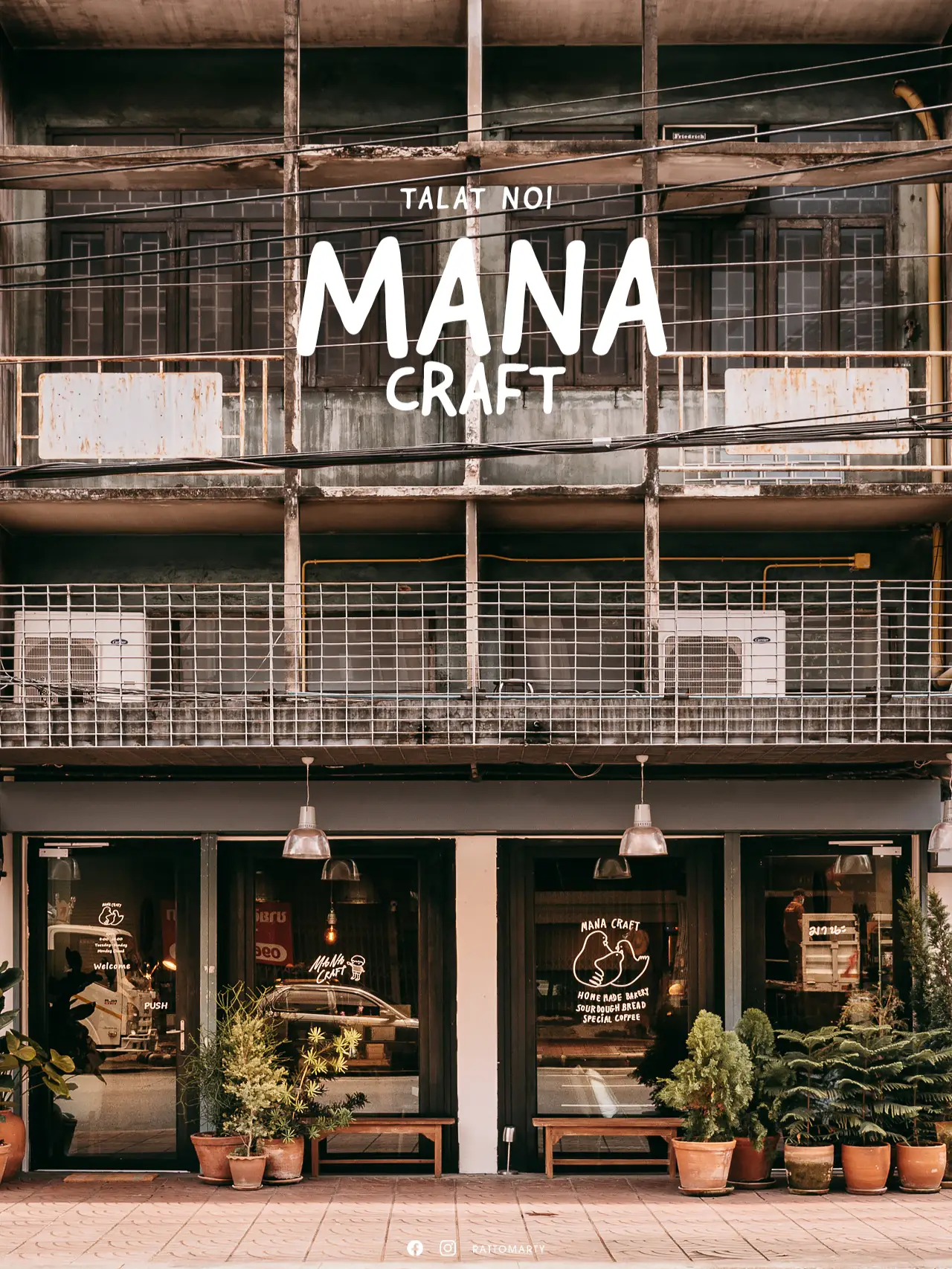 Mana Craft คาเฟ่บรรยากาศอบอุ่นย่านตลาดน้อย | แกลเลอรีที่โพสต์โดย Rattomarty | Lemon8