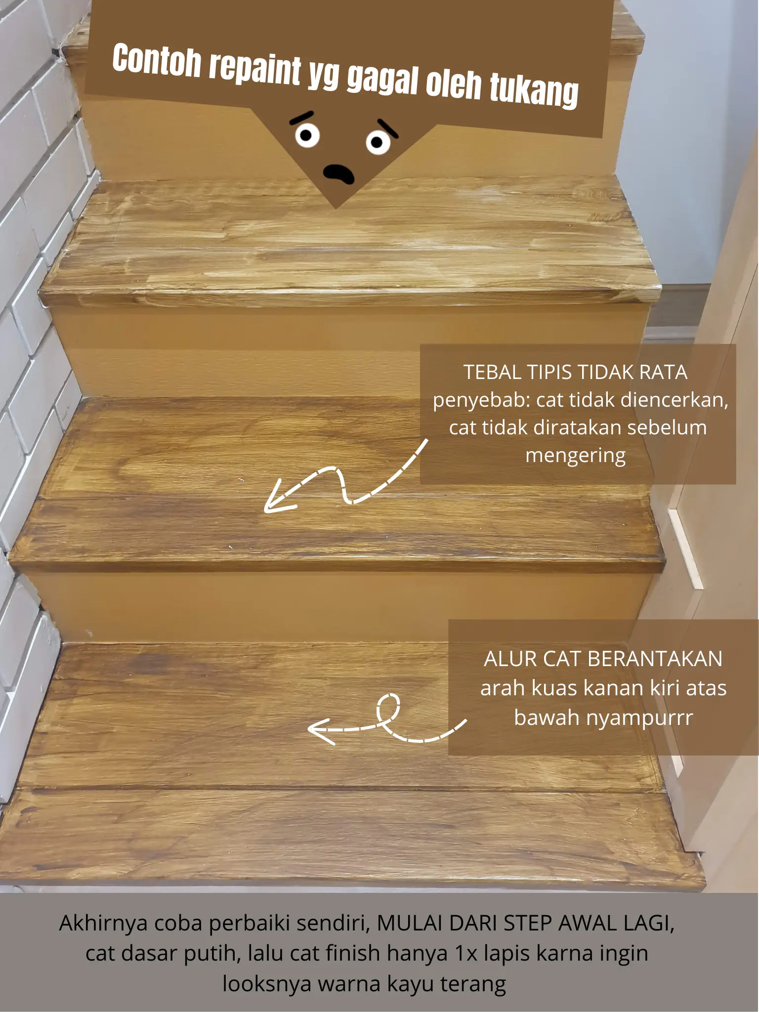 Cara REPAINT cat conwood dan TIPS-nya biar rapi! | Galeri diposting ...
