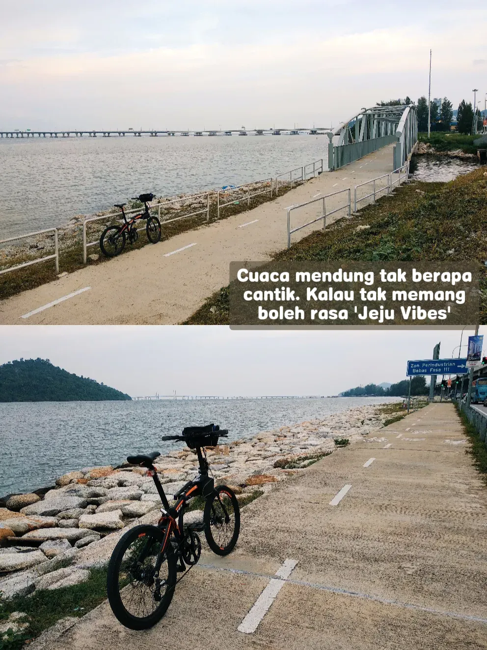 Jeju 'Vibes' - Laluan Basikal Tepi Laut di Penang! | แกลเลอรีที่โพสต์โดย Hazwan Hafiz | Lemon8