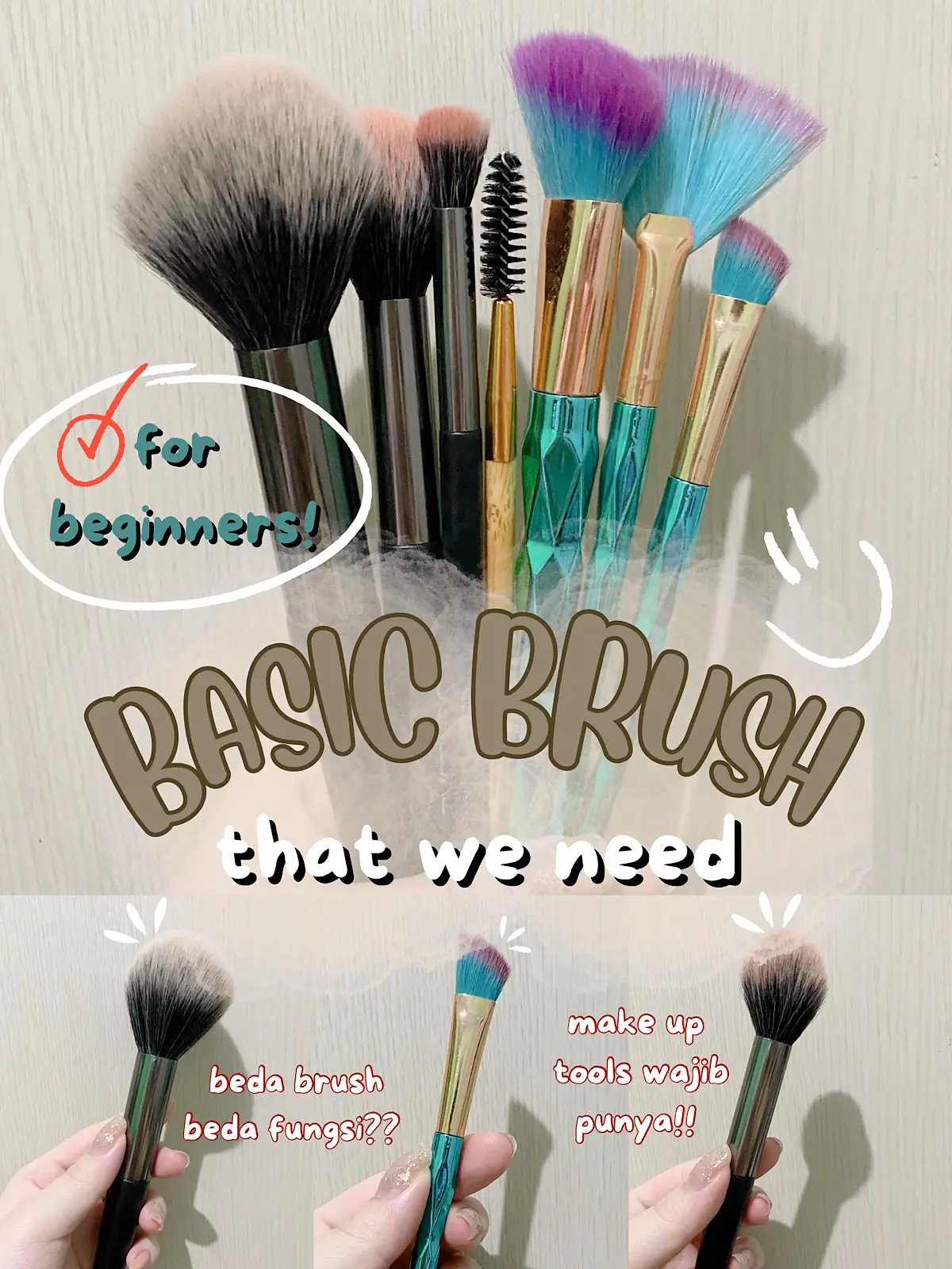 BASIC BRUSH YANG HARUS KALIAN PUNYA‼️ | Galeri diposting oleh Cecil is here👋🏻 | Lemon8