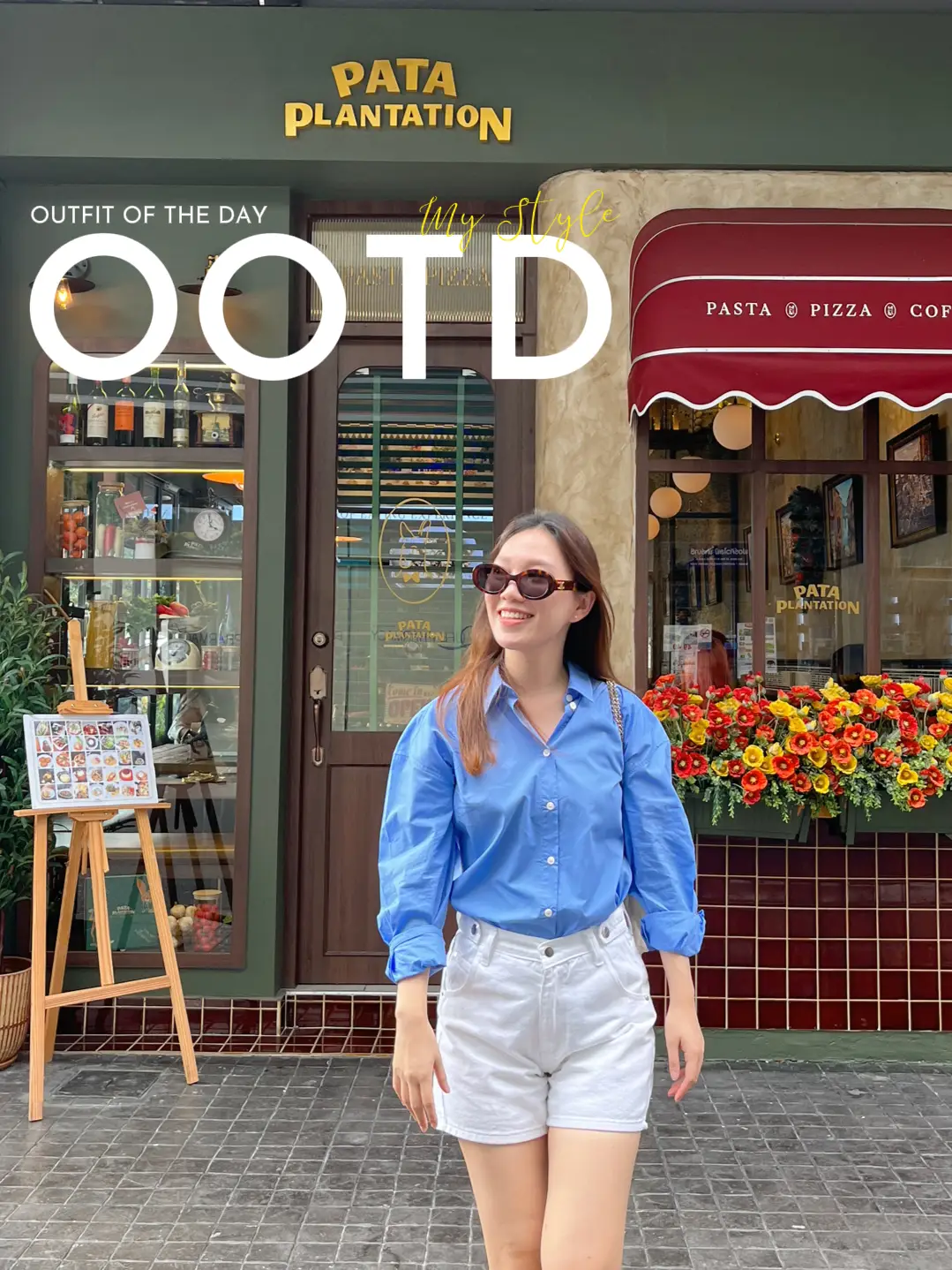 OOTD ep.33 🦋 ลุคชิลๆฟีลไปเดินเล่นต่างประเทศ | แกลเลอรีที่โพสต์โดย nicenicharee | Lemon8