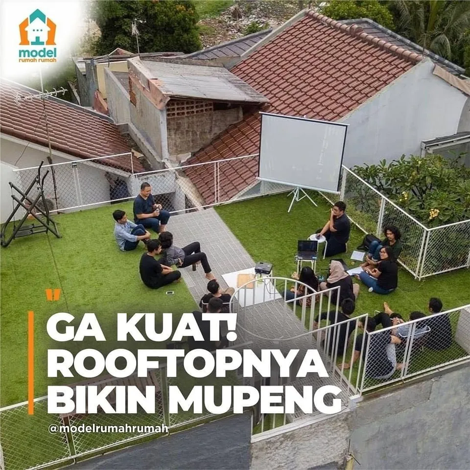 Inspirasi Rooftop Rumah Bikin Betah | Galeri diposting oleh dekorrumah ...