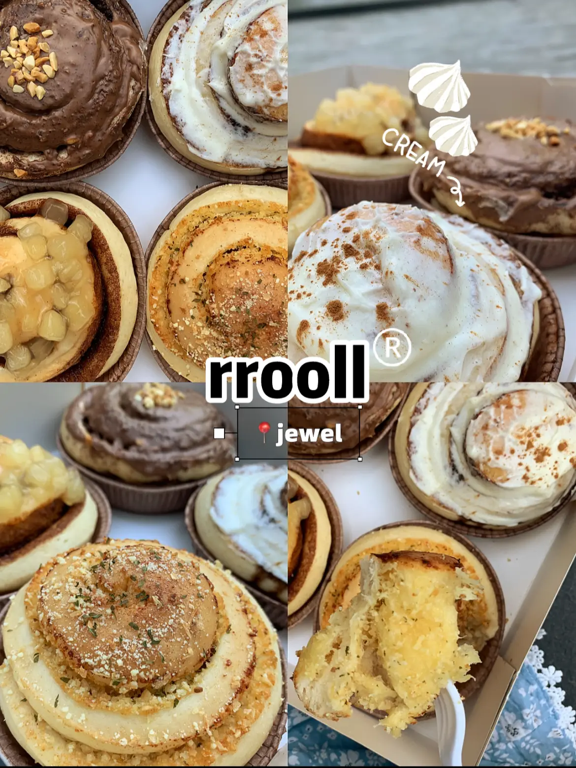 rrooll | cinnamon rolls @ jewel | Gallery posted by alicia ⋆⁺₊⋆ ☁︎ | Lemon8