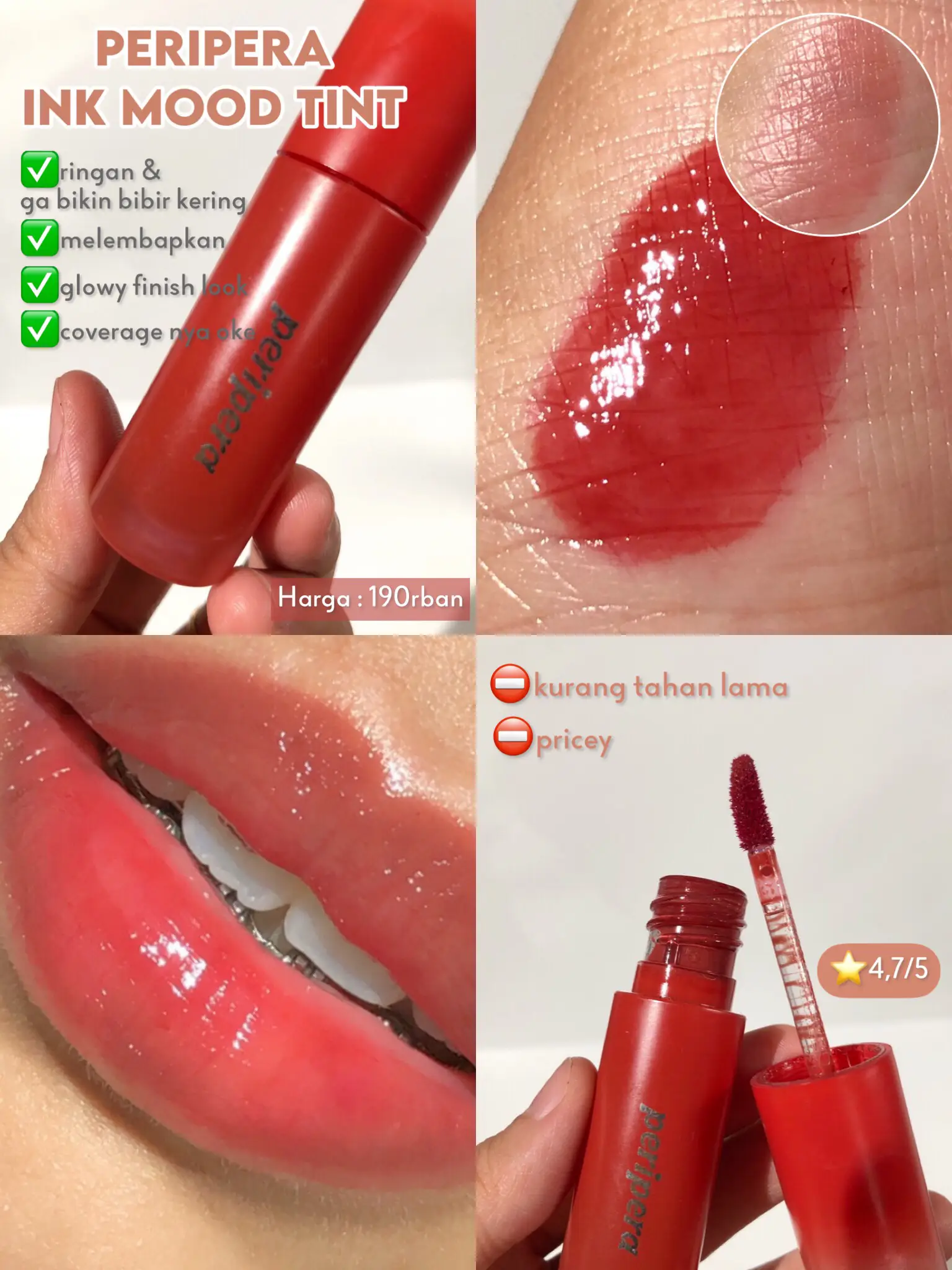 REKOMENDASI LIPTINT UNTUK SEHARI-HARI | DAILY LIPT | Galeri diposting oleh ziel | Lemon8