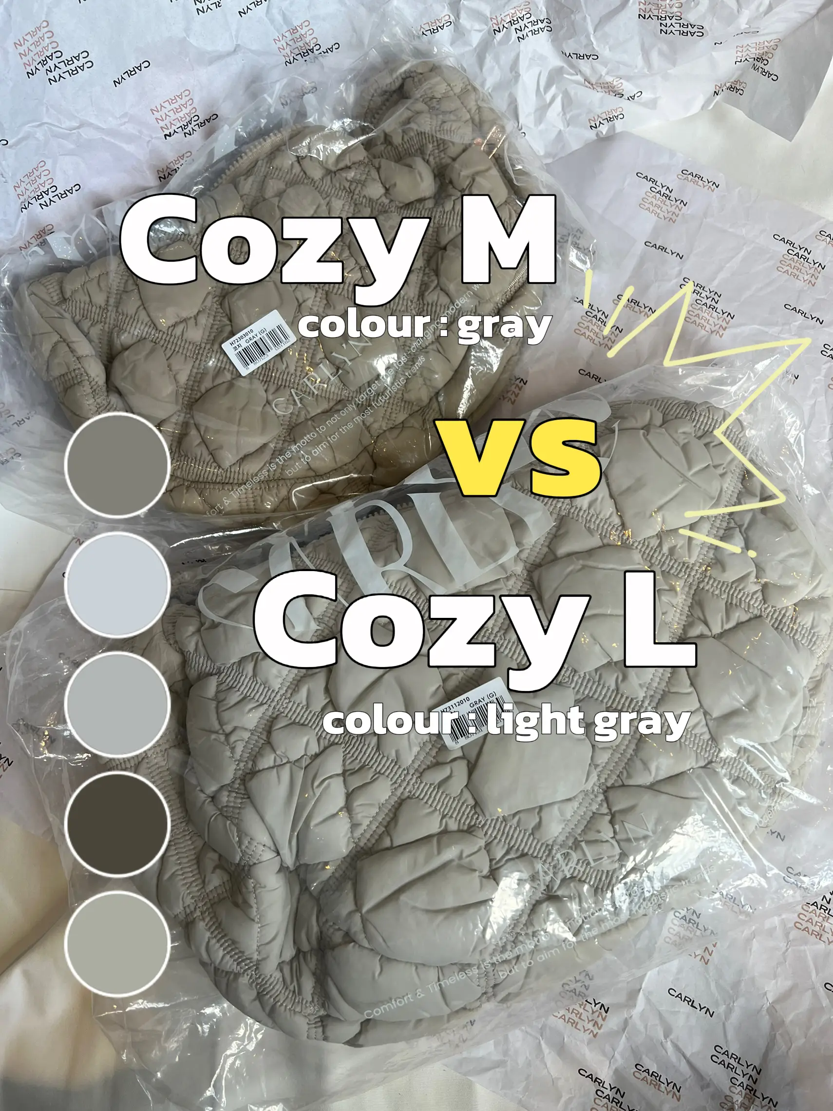 Cozy M vs Cozy L | แกลเลอรีที่โพสต์โดย PhorPhueng x | Lemon8